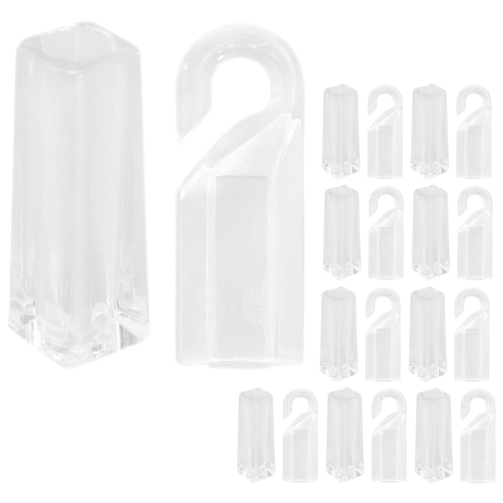 NUTEDOM 20pcs Clear Vertical Blind Wand with Hook and Grip - Walmart.com
