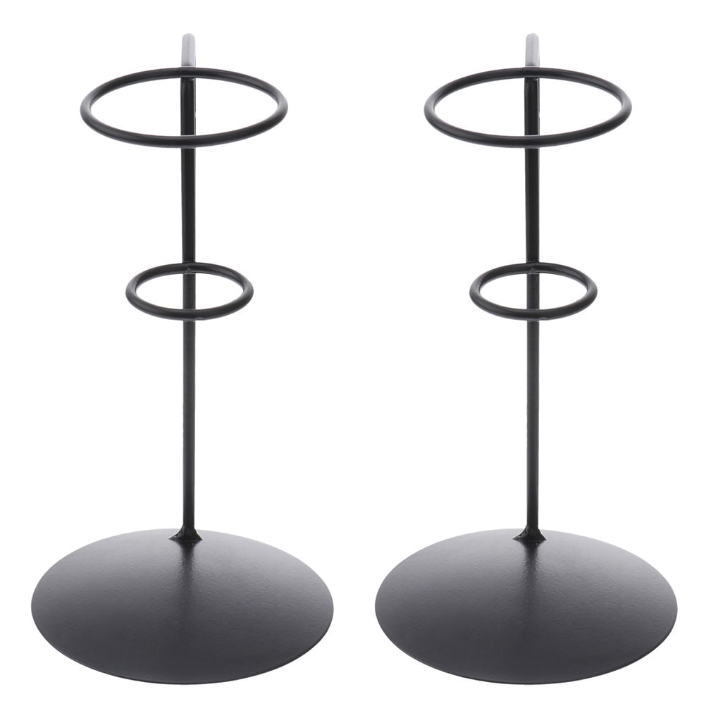 NUTEDOM 2Pcs Ice Cream Cone Holder Iron Popsicle Display Stand Waffle ...