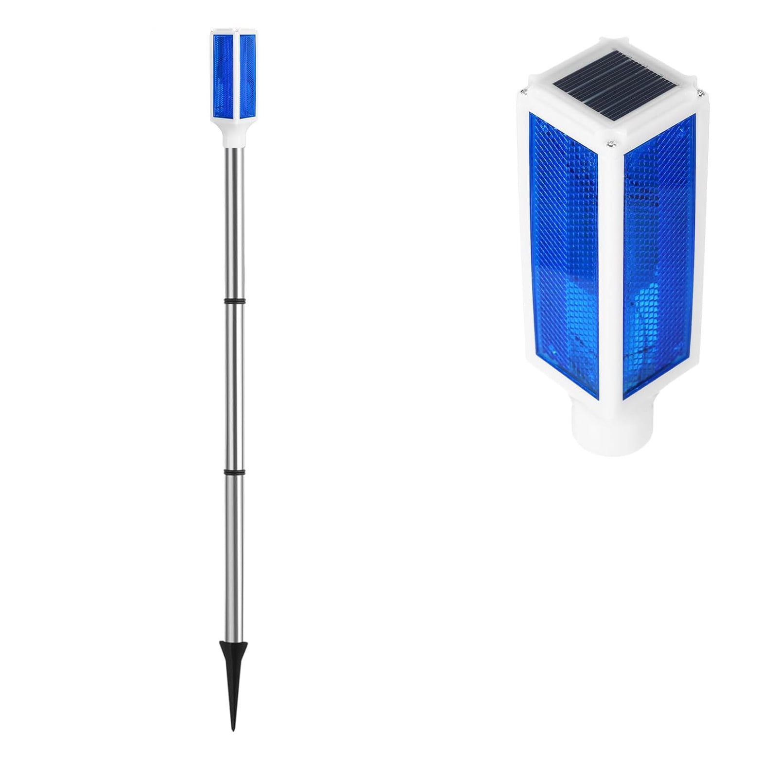 NUTEDOM 2pcs Solar Driveway Marker Lights Reflective Driveway Markers ...