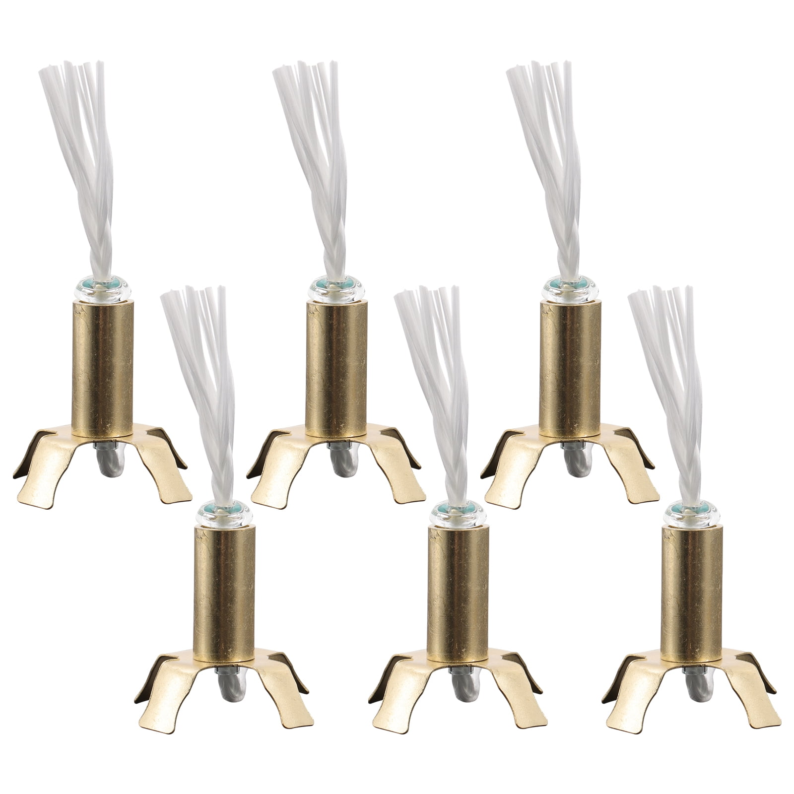 NUTEDOM Metal Oil Lamp Wick Holder with Cotton Wicks & Stand - Walmart.com