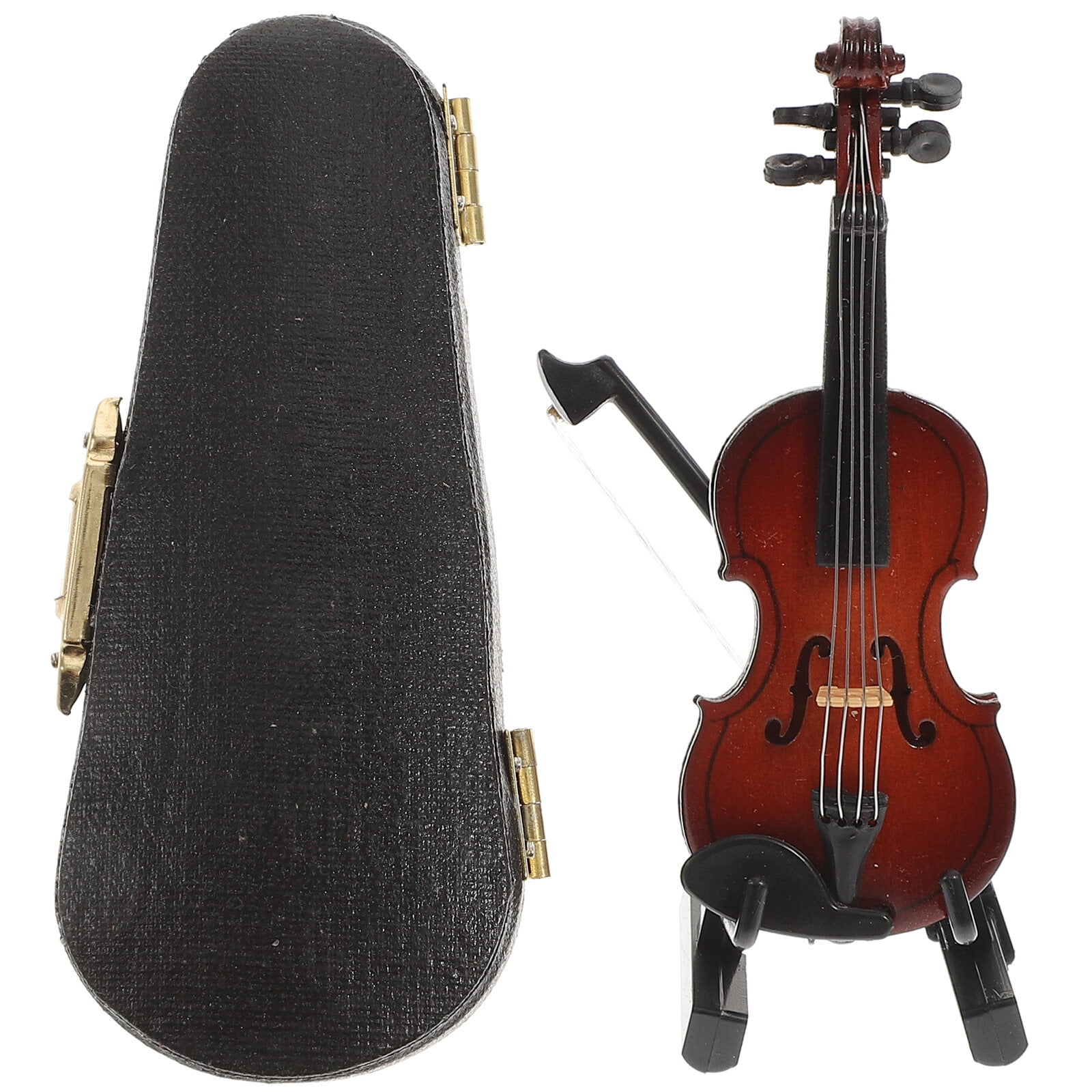 NUTEDOM Mini Violin Ornament with Stand & Case for Home Decoration ...