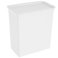 Mainstays Laundry Helper Shelf Organizer, 3-Tier White Metal Frame ...