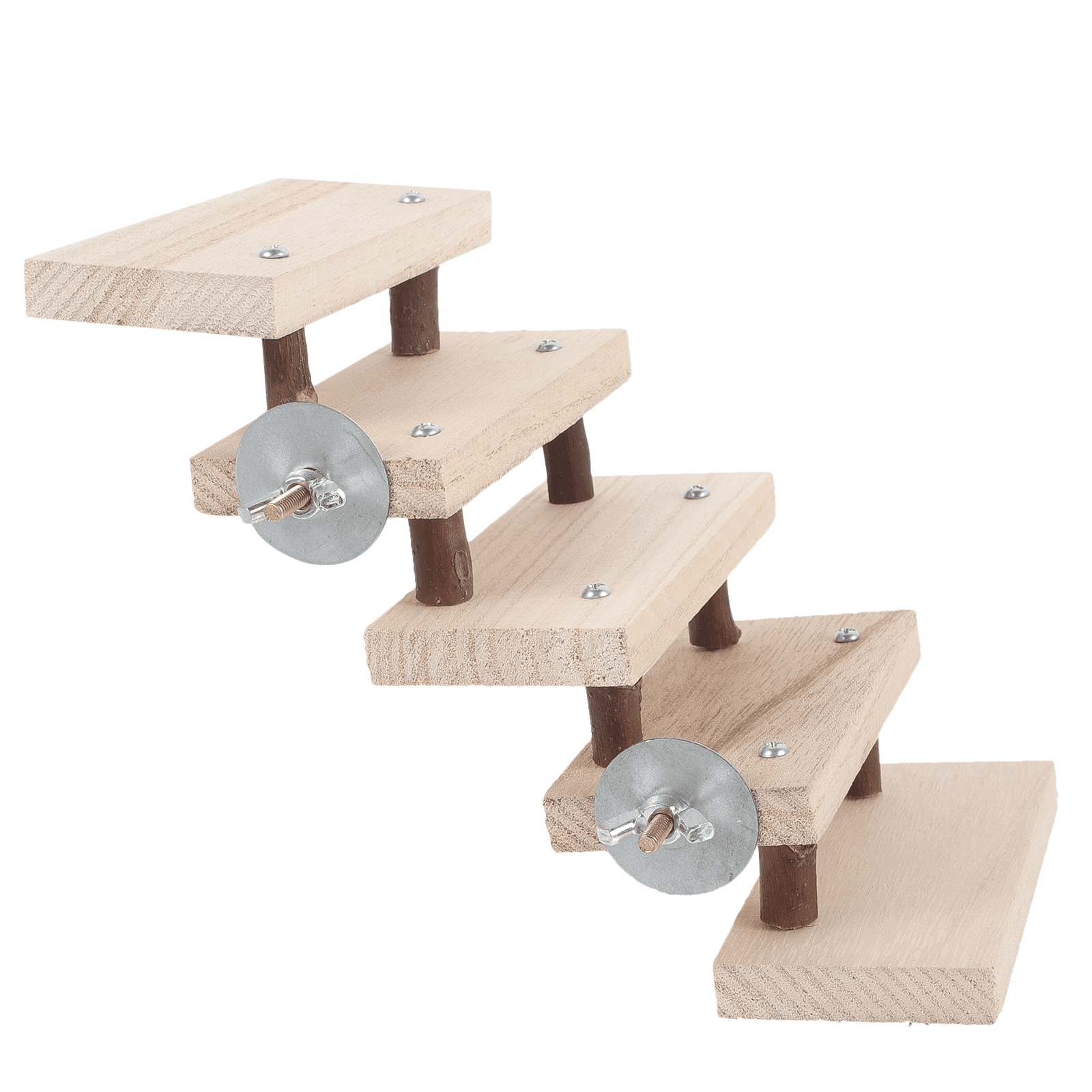 NUTEDOM Small Animal Wooden Ladder Platform Cage Bridge for Pets ...