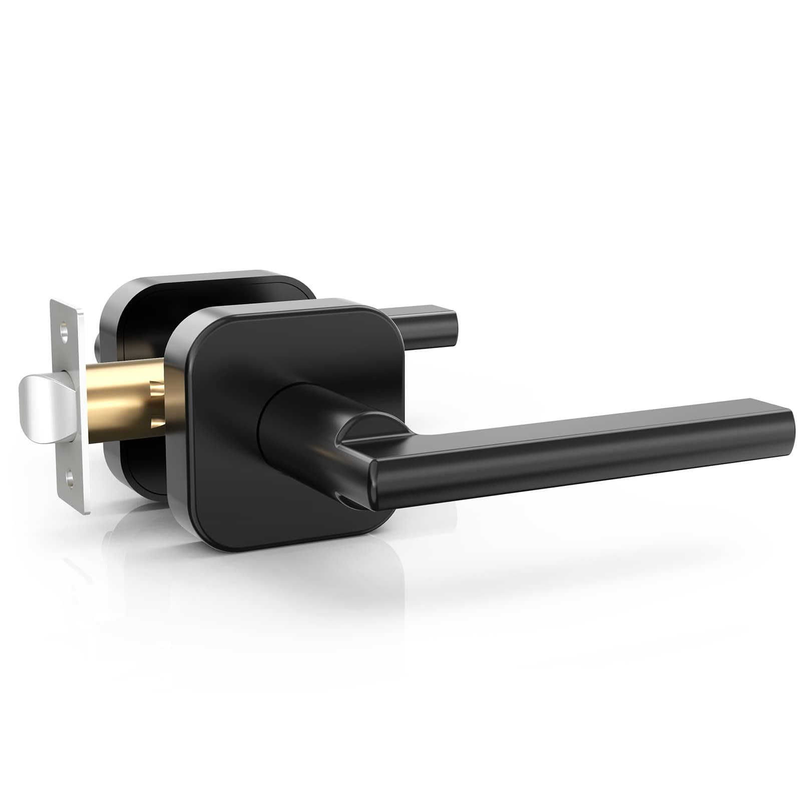 NUTOMO Front Door Lock Handle, Heavy Duty Home Security Interior ...