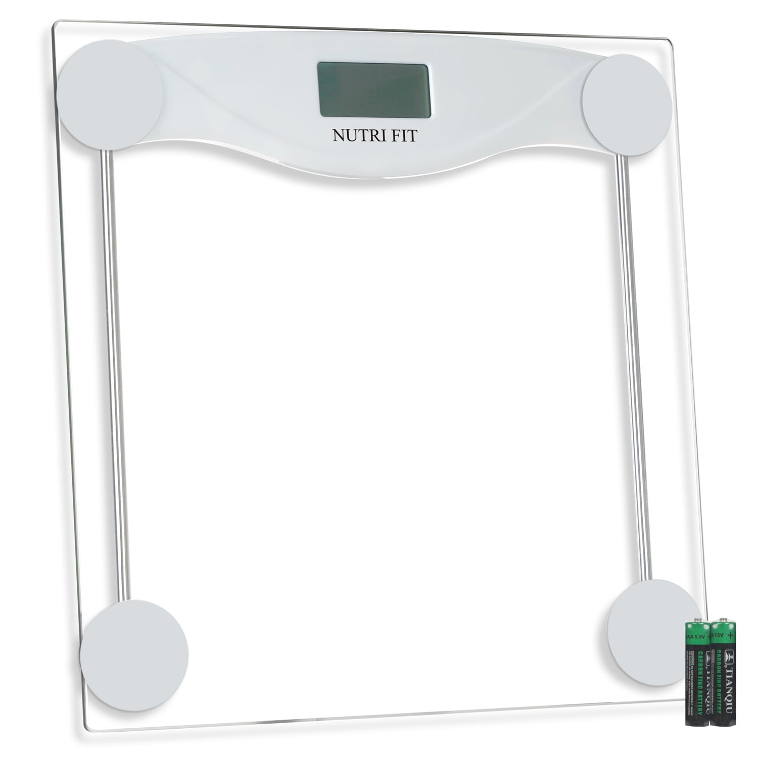 NUTRI FIT Bathroom Scale for Body Weight, Weighing Scale for People with LCD Display, Most ...