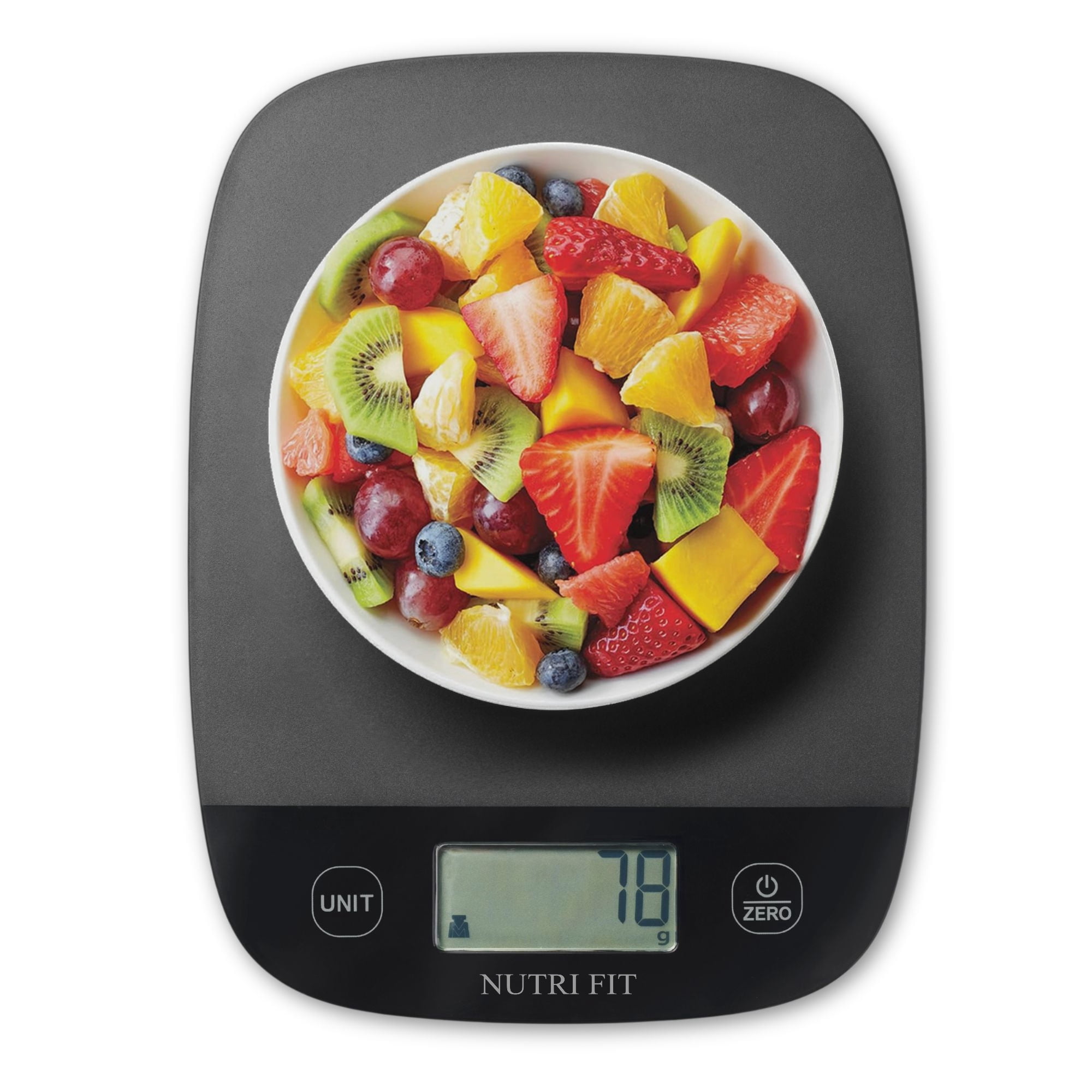 Nutri Fit Food Scale, Digital Kitchen Scale, Grams and Ounces, LCD ...