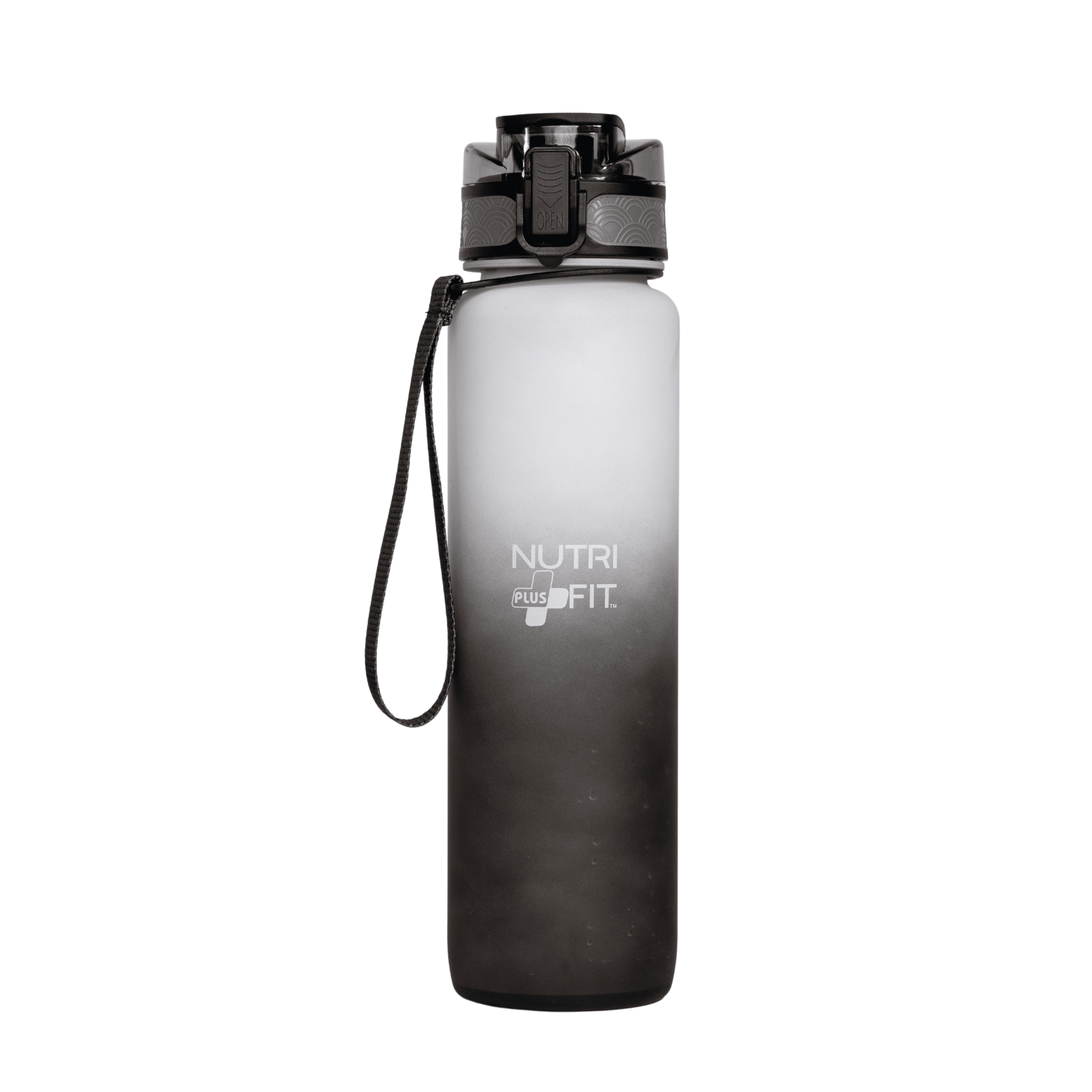 NutriFit Plus 32oz Motivational Gym Water Bottle with Time Markers ...