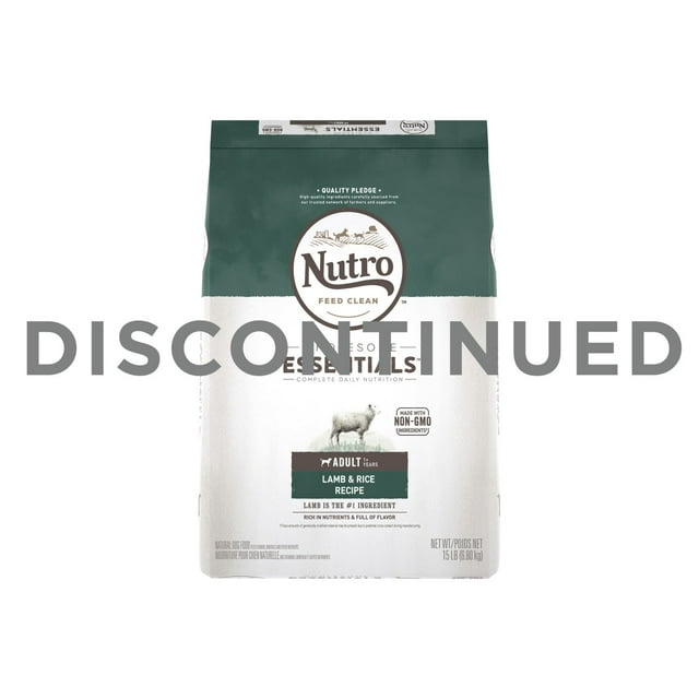 NUTRO WHOLESOME ESSENTIALS Natural Adult Dry Dog Food Lamb & Rice Recipe, 15 lb. Bag - Walmart.com