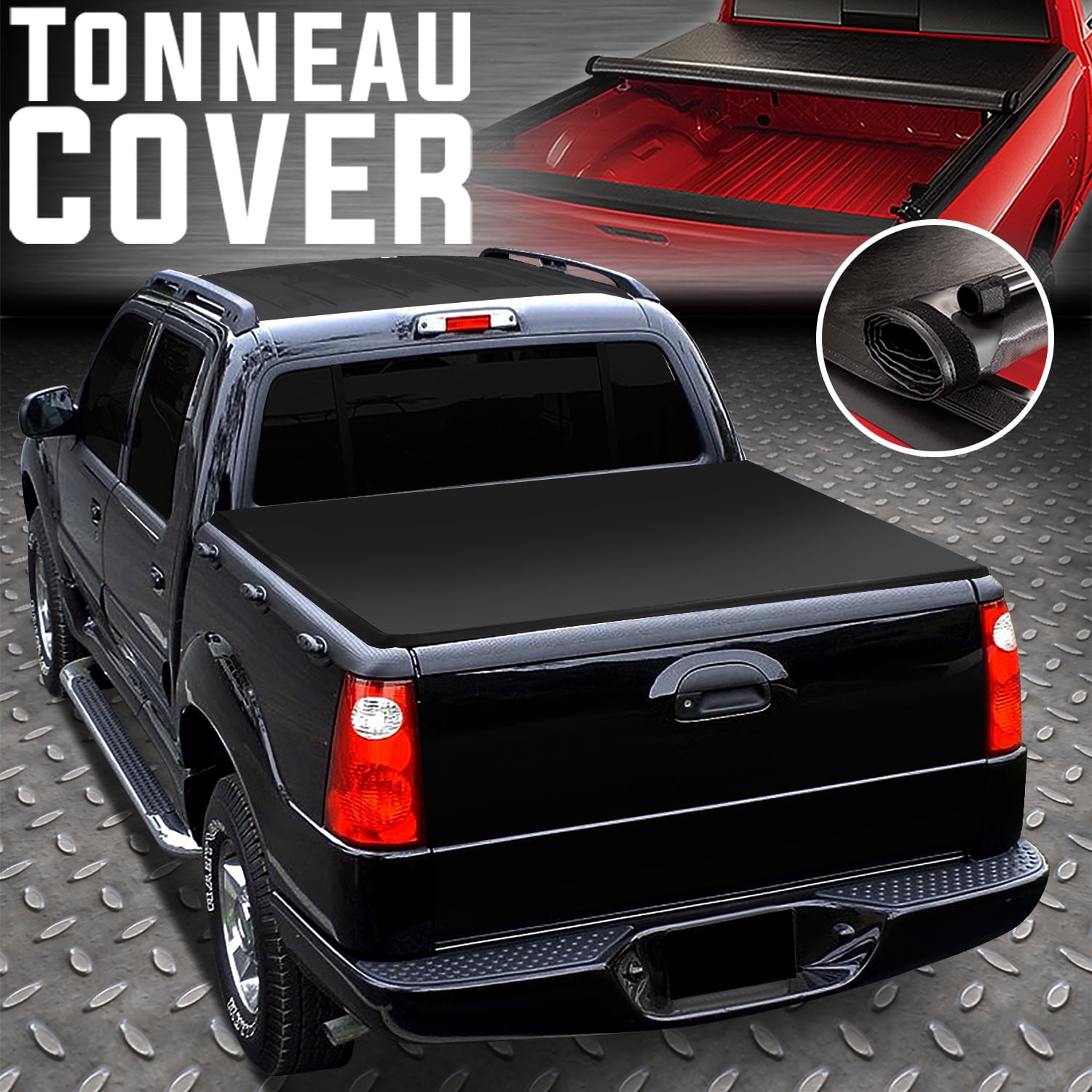 Nuvision for 01-05 Ford Explorer Sport Trac 4'2" Bed Soft Vinyl Roll-Up ...