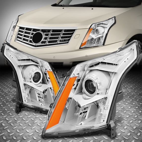 NUVISION for 10-16 Cadillac SRX OE Style Projector Headlight Lamps Pair ...