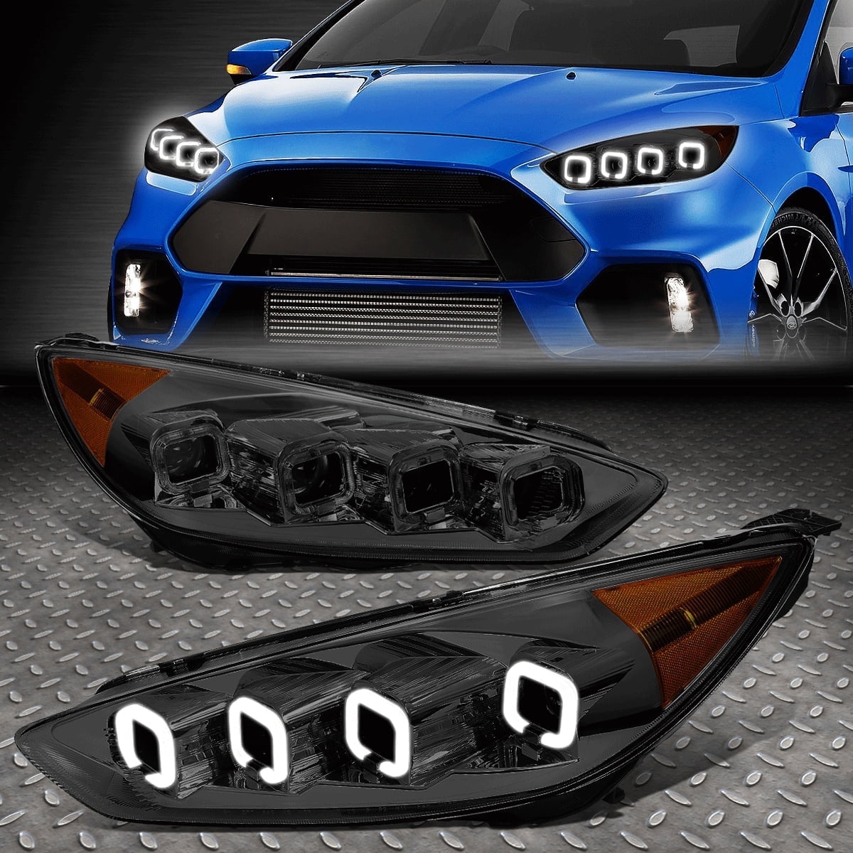 Nuvision for 15-18 Focus Sequential Square LED Halos Projector ...