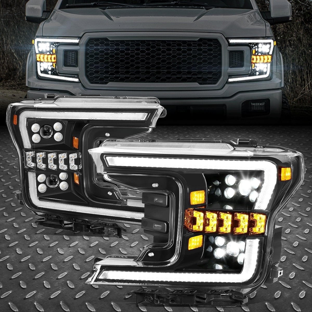 Nuvision for 18-20 F150 Start Up Full LED Sequential Switchback ...