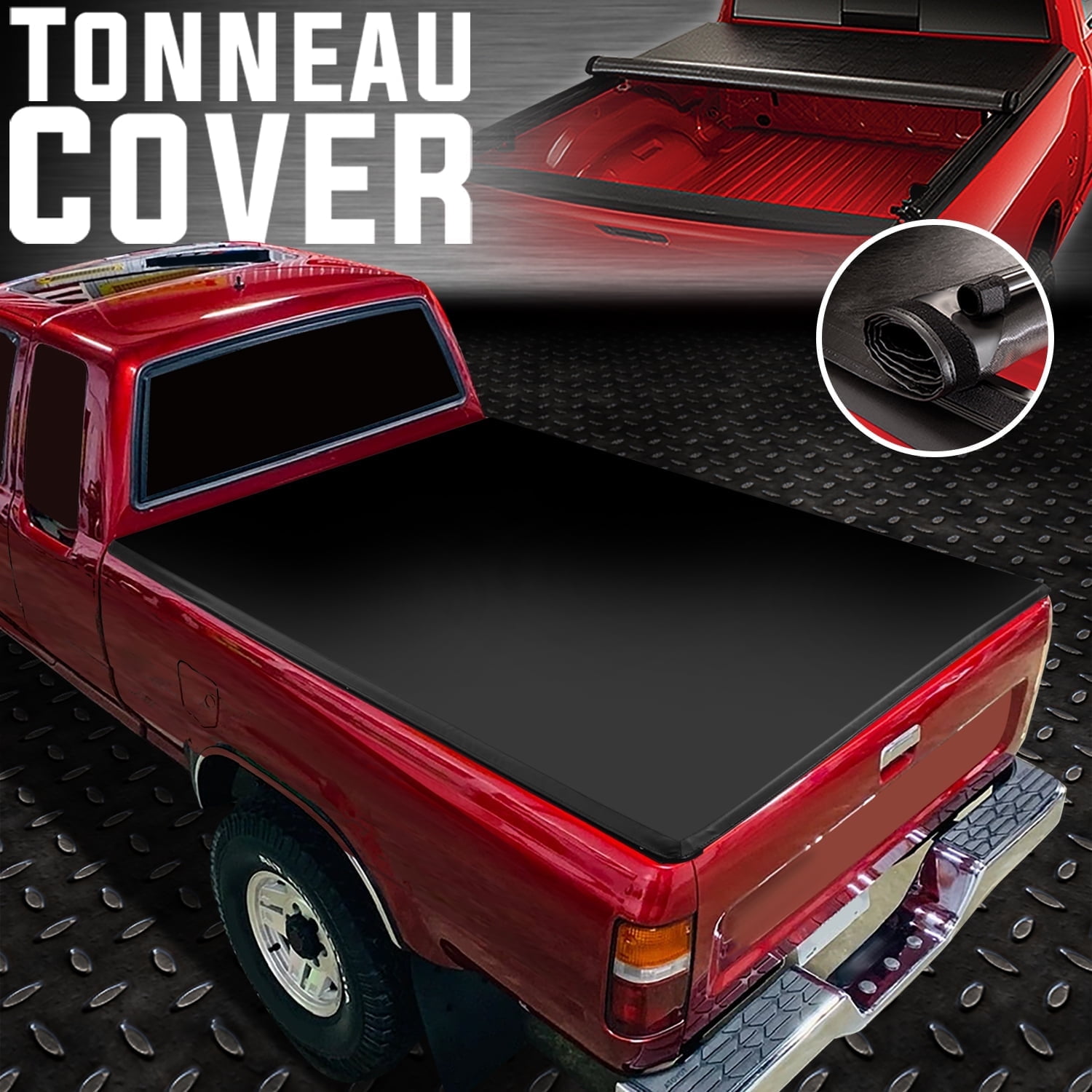 Nuvision for 89-04 Toyota Pickup Tacoma 6Ft Short Bed Soft Vinyl Roll ...