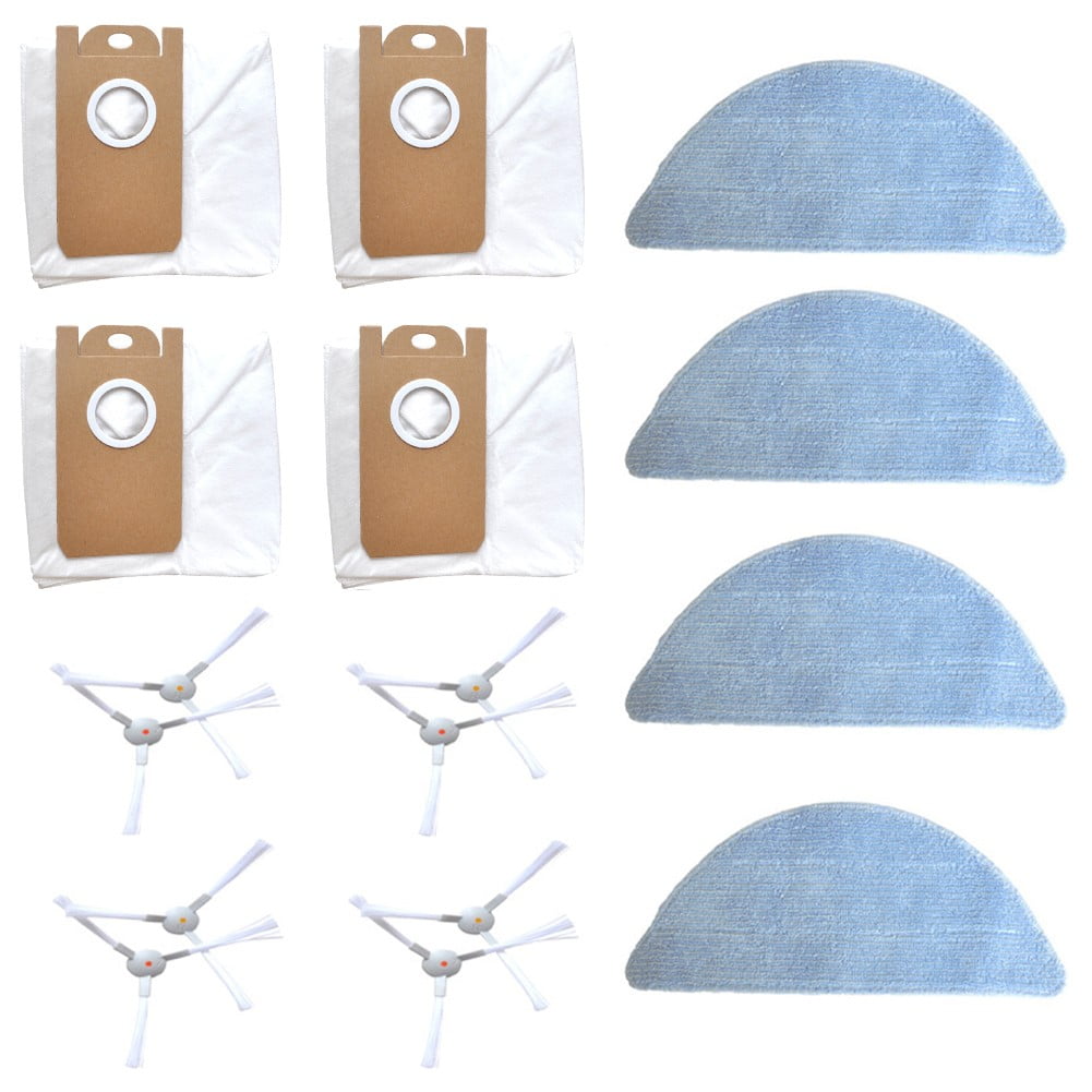 NUYADA For ABIR R30 Robot Vacuums Side Brush Filter Mop Cloths Rag Dust Bag Spare Part A ...