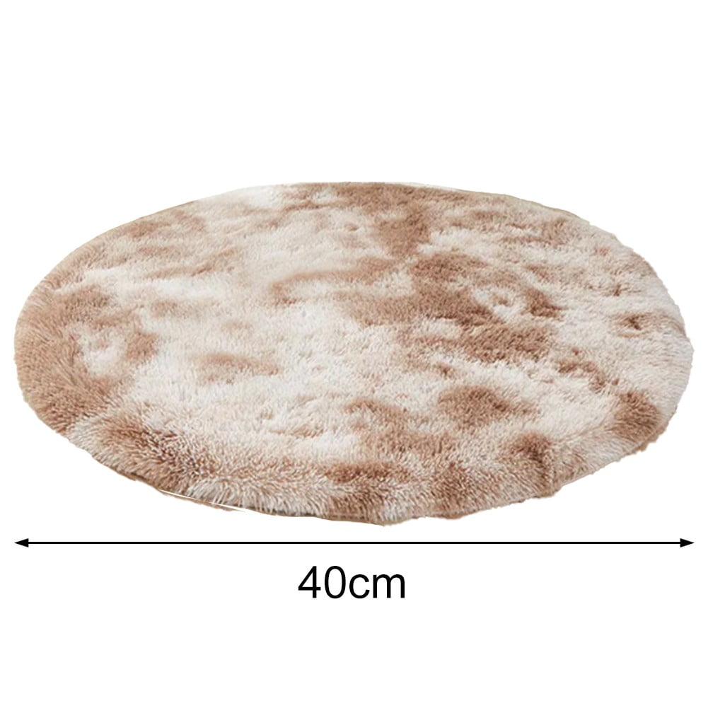 NUYADA Perfect Size And Color Circle Round Shaggy Rug For Living Room ...