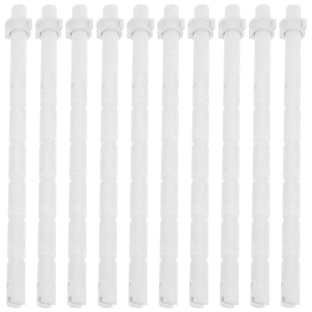 NUYADA Set Of 10 Adjustable Toilet Flush Button Rods Made From Smooth ...
