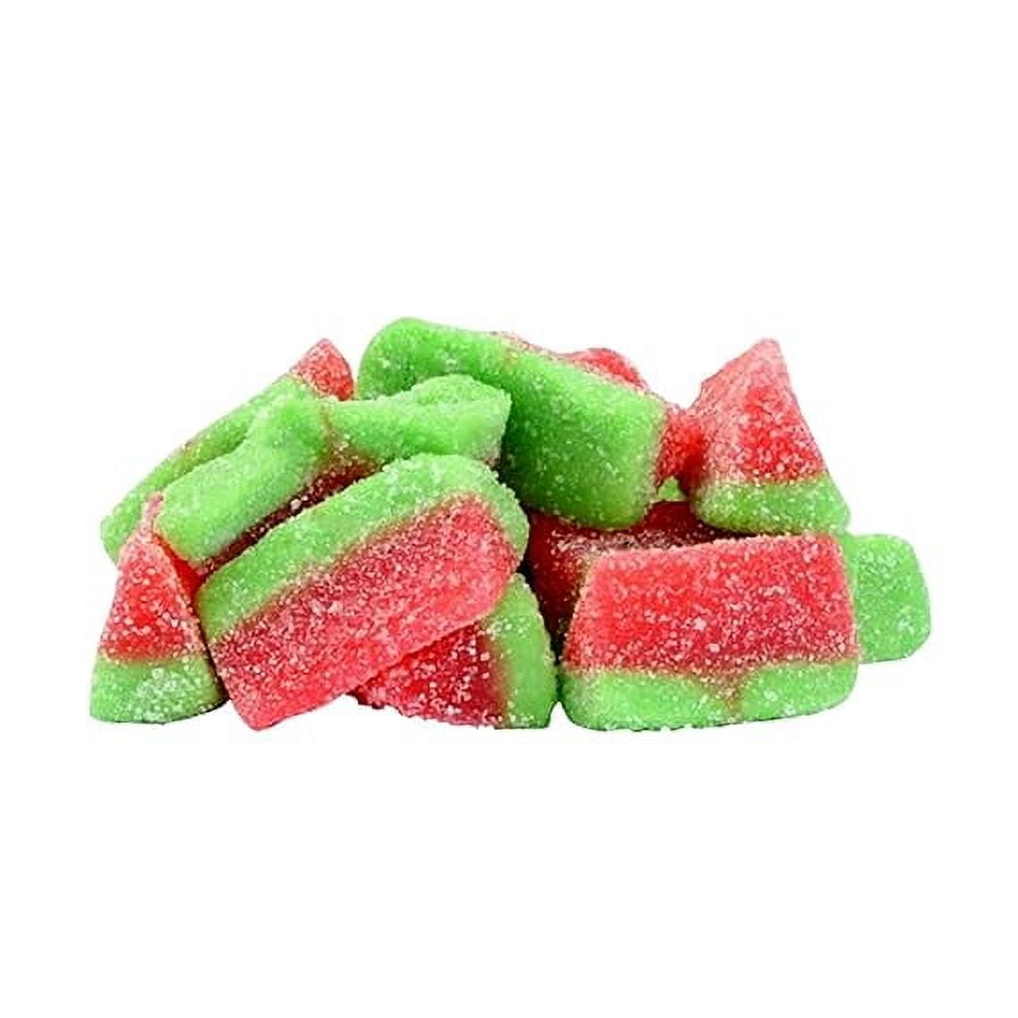 NUYAFFA 5 LB Halal Sour Watermelon Slices - Watermelon Sour Candy Bulk ...