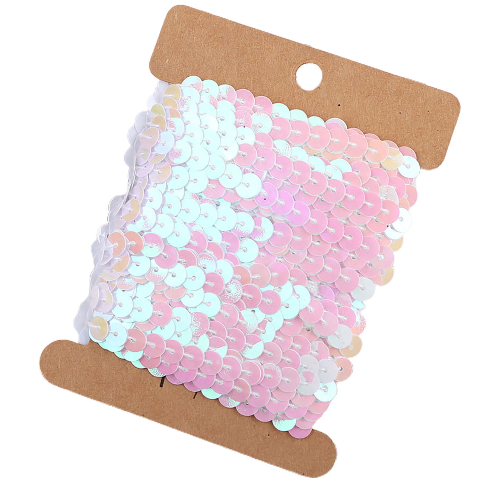 NUZYZ 1 Roll Sequin Trim Glossy Cuttable 10 Yard Sewing Crafts Sequin ...