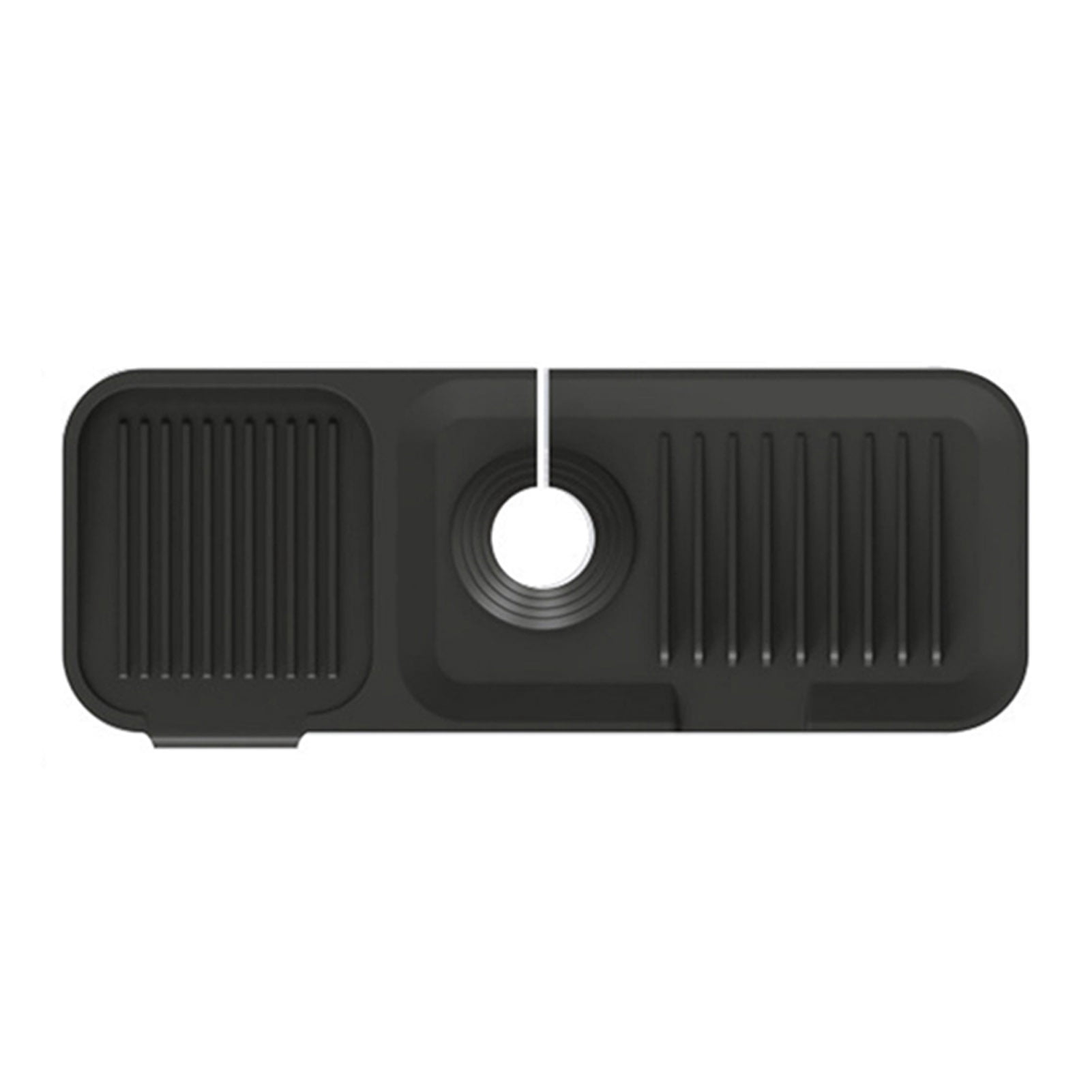 NUZYZ Kitchen Sink Splash Guard Faucet Drain Mat Non-Slip Silicone Sink ...