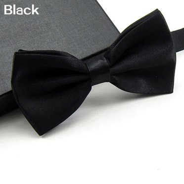 Premium Classic Solid Color Adjustable Tuxedo Neck Bowtie Bow Tie ...