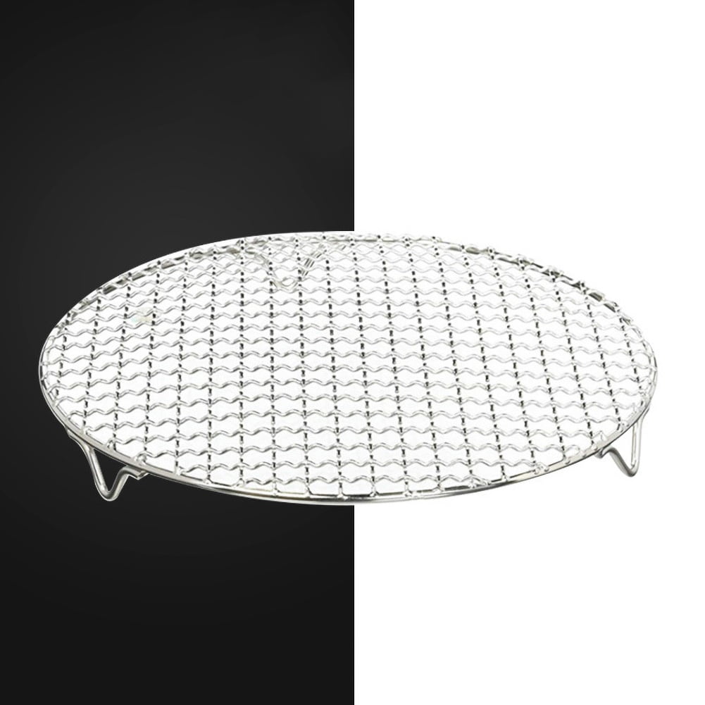NUZYZ Stainless Steel Round Kitchen Steaming Cooking Grilling Rack for ...