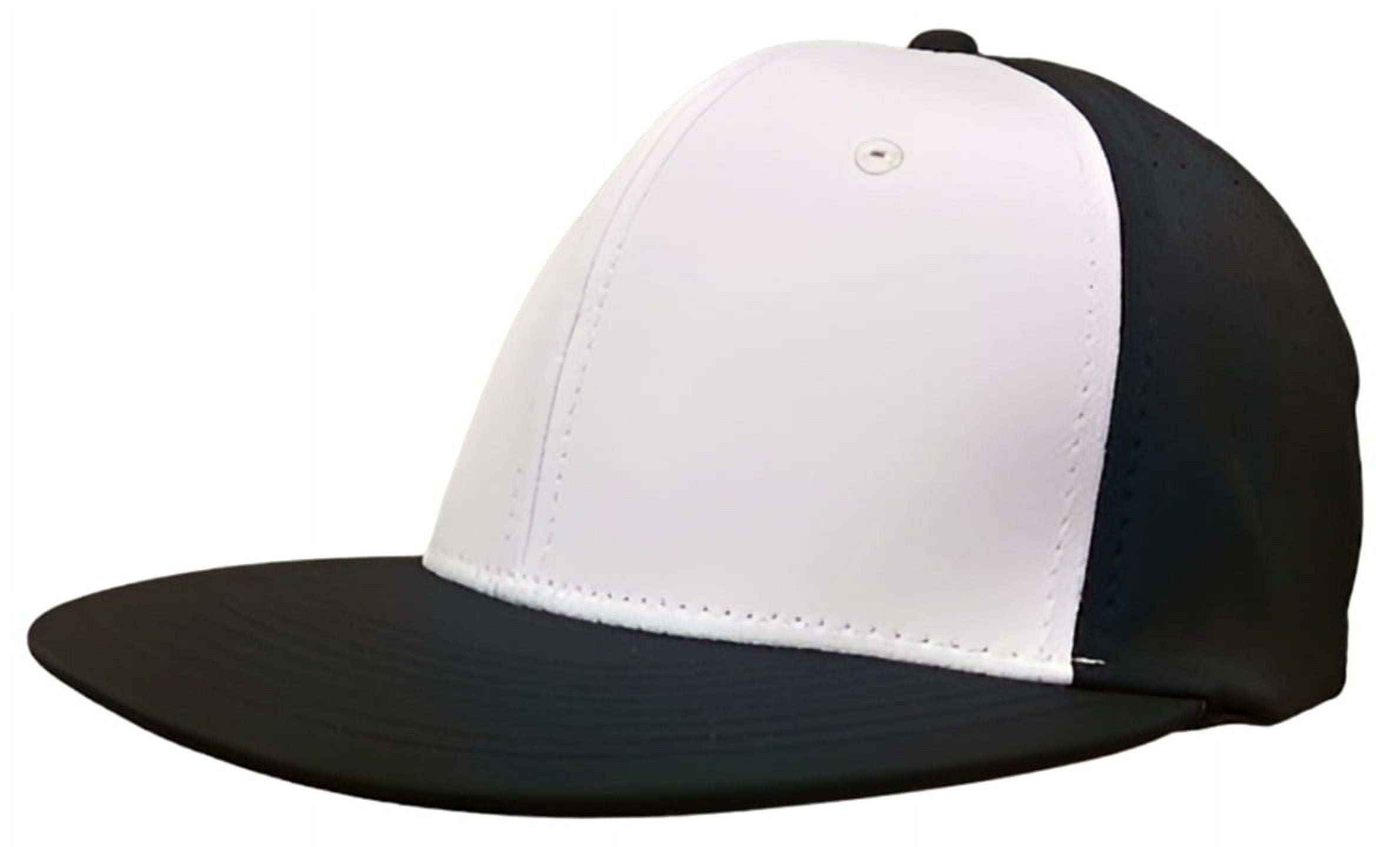 NV Caps Adult Nvc30u Flat Visor W/Contrasting Undervisor, Stretch Fit ...