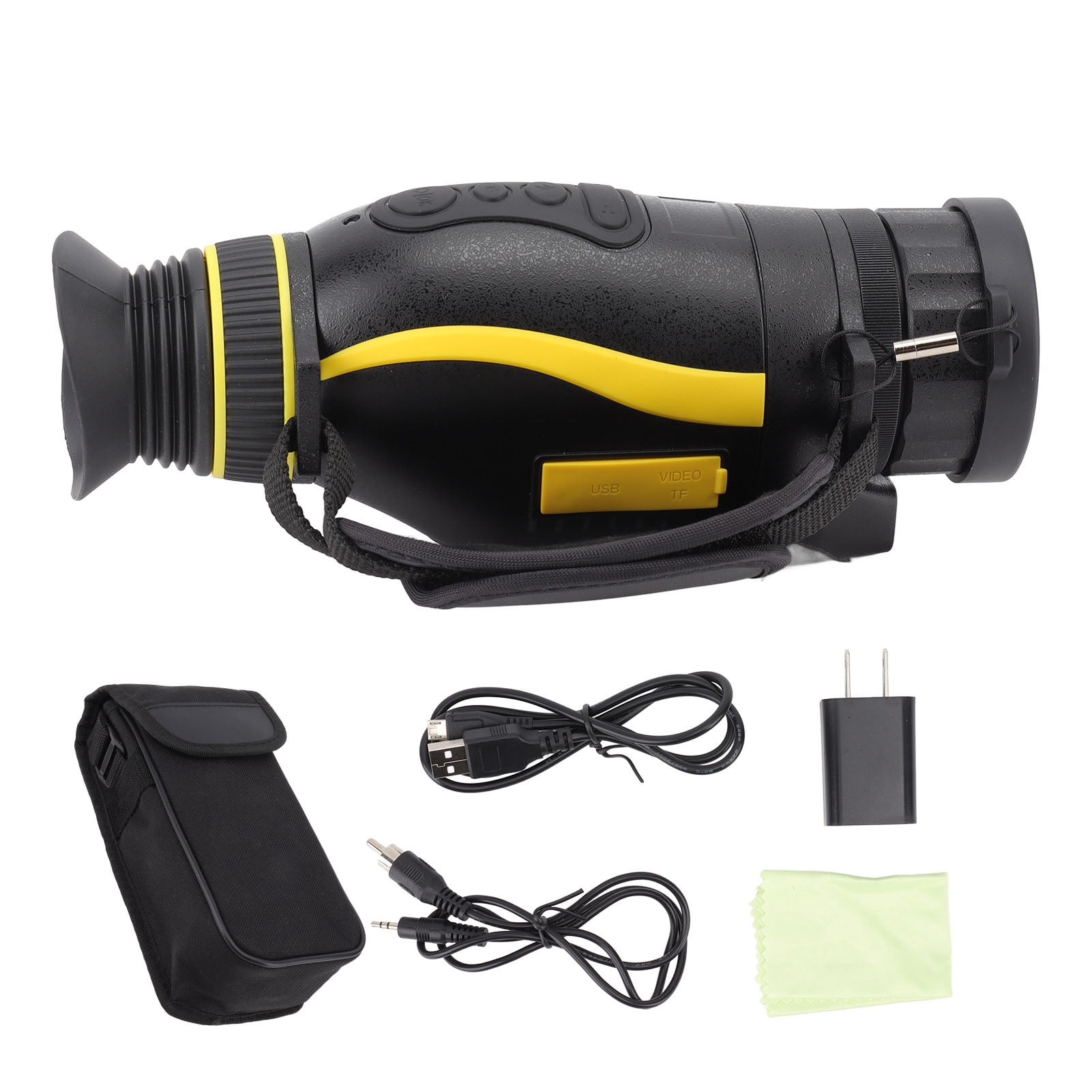 NV0435 4X 35mm HD Digital Night Vision Monocular 9 Gears Infrared ...