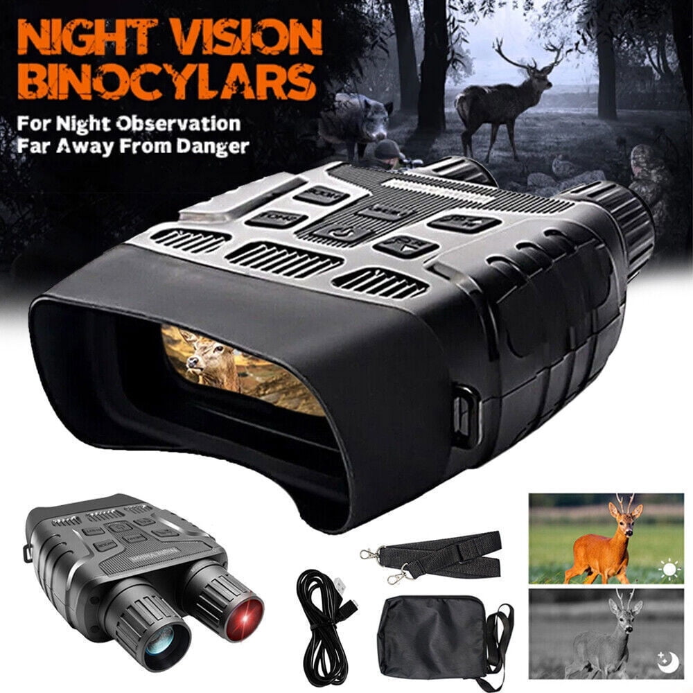 NV3180 4X Night Vision Goggles for Hunting Binoculars 2.3 Inch TFT LCD ...