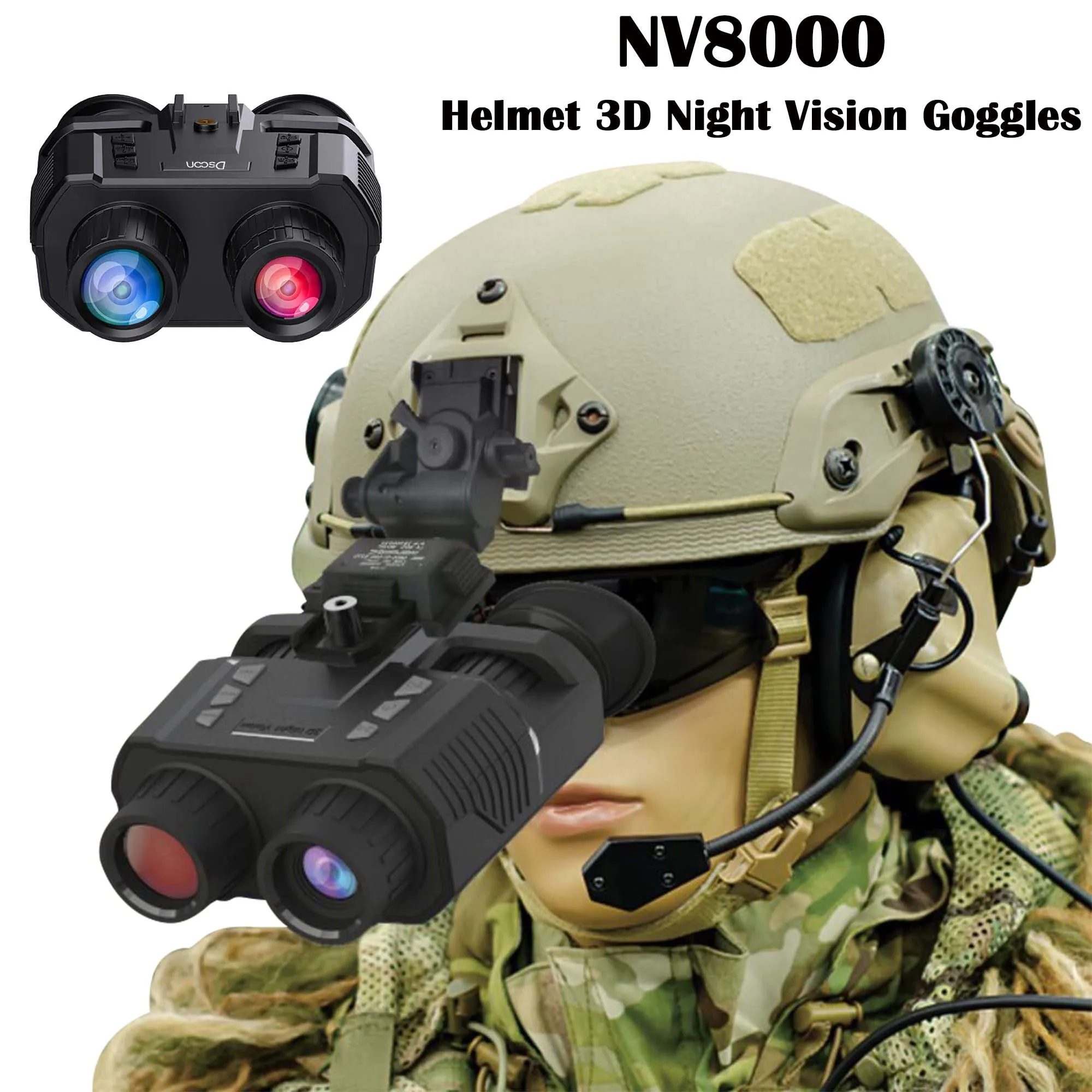 NV8000 3D Night Vision Goggles Binocular Binoculars Night Vision ...
