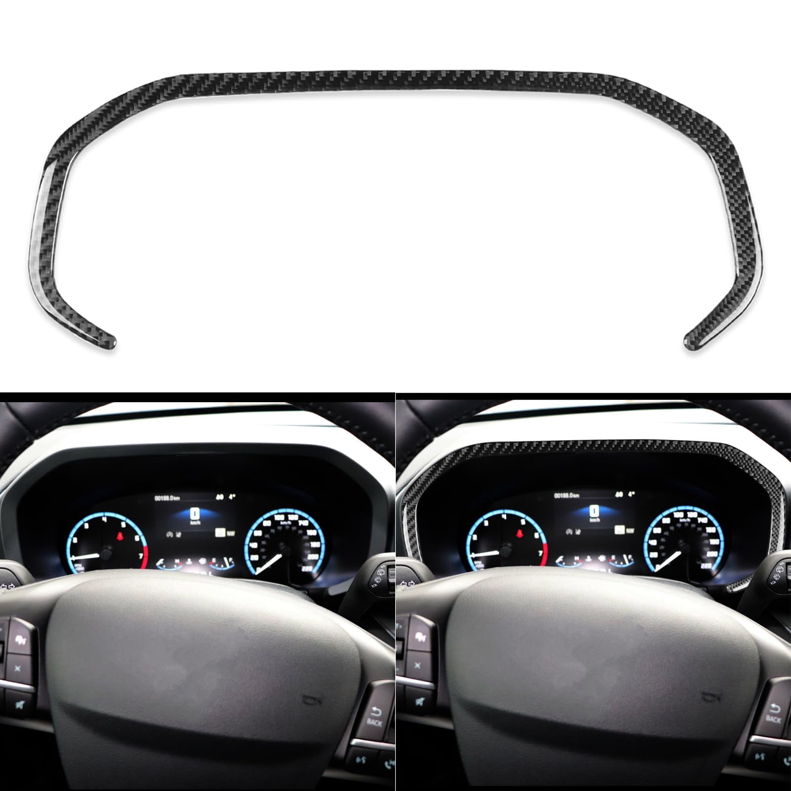 NVCNX Real Premium Carbon Fiber Compatible with Ford Bronco Sport 2021 ...