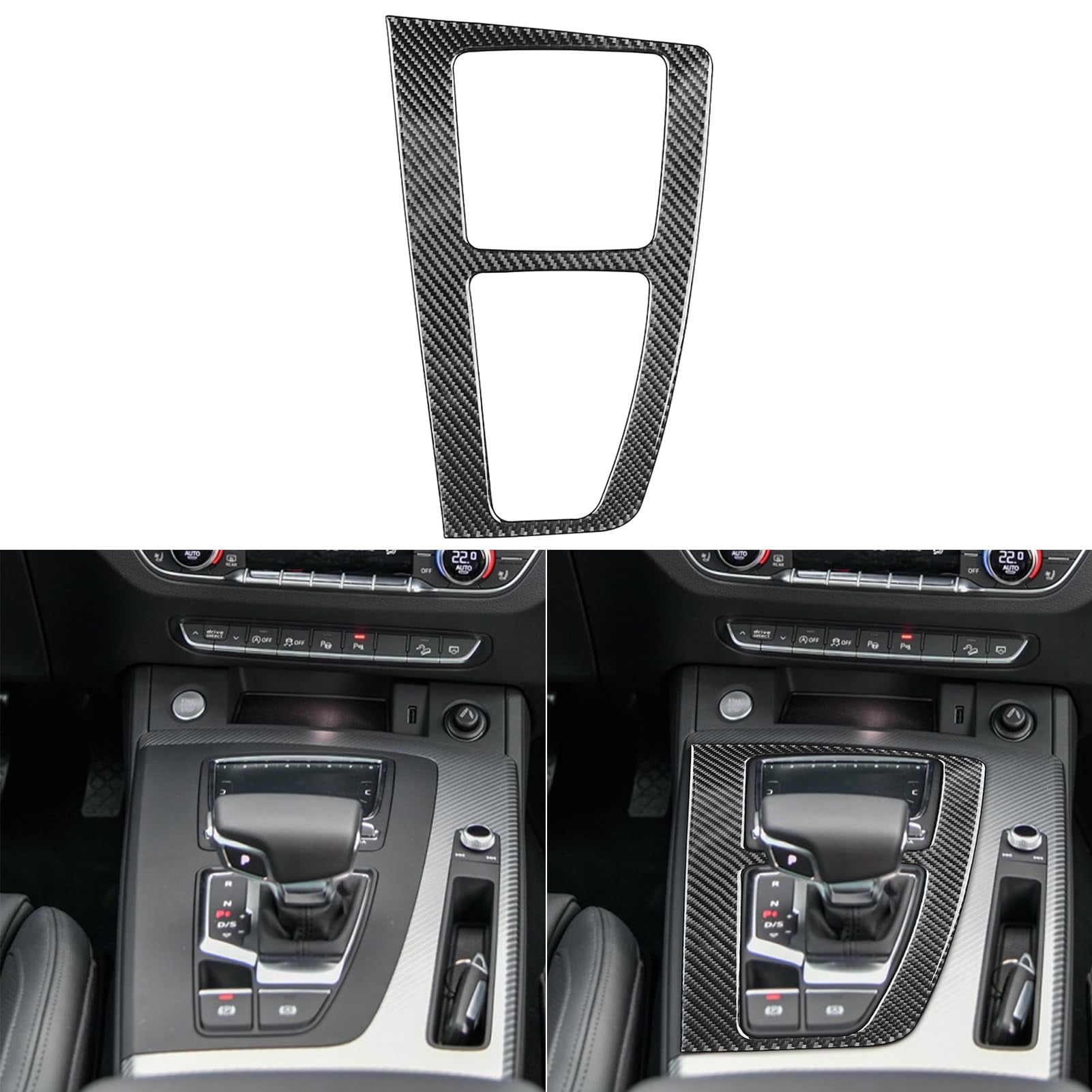 NVCNX Real Premium Carbon IFF17 Fiber Compatible with Audi 80A Q5 SQ5 2018 2019 2020 Car ...