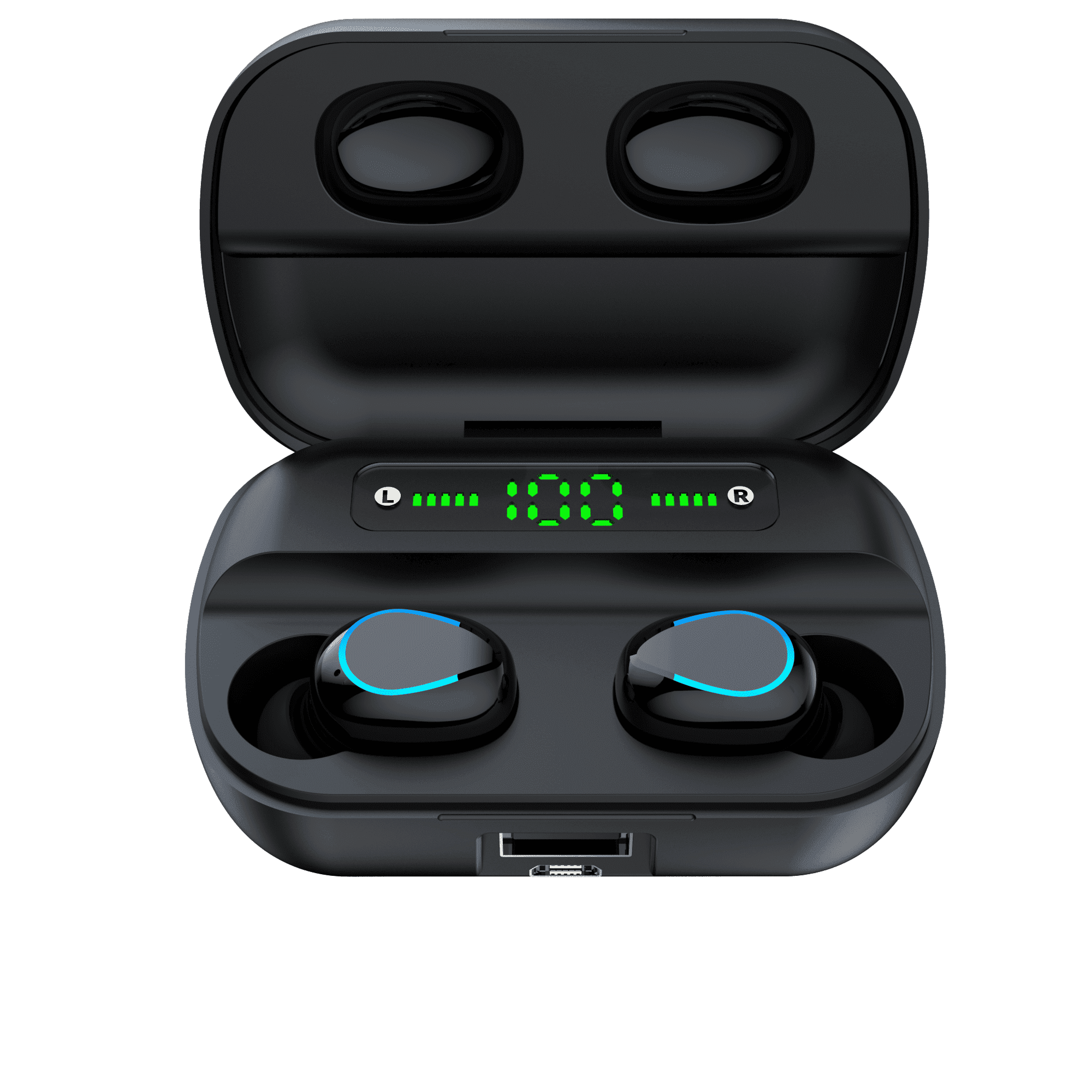 NVEE True Wireless Bluetooth Earbuds w/ Charging Case - Walmart ...
