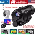 NVG30 940nm Infrared 1920x1080p Night Vision Goggles Monocular WiFi For ...