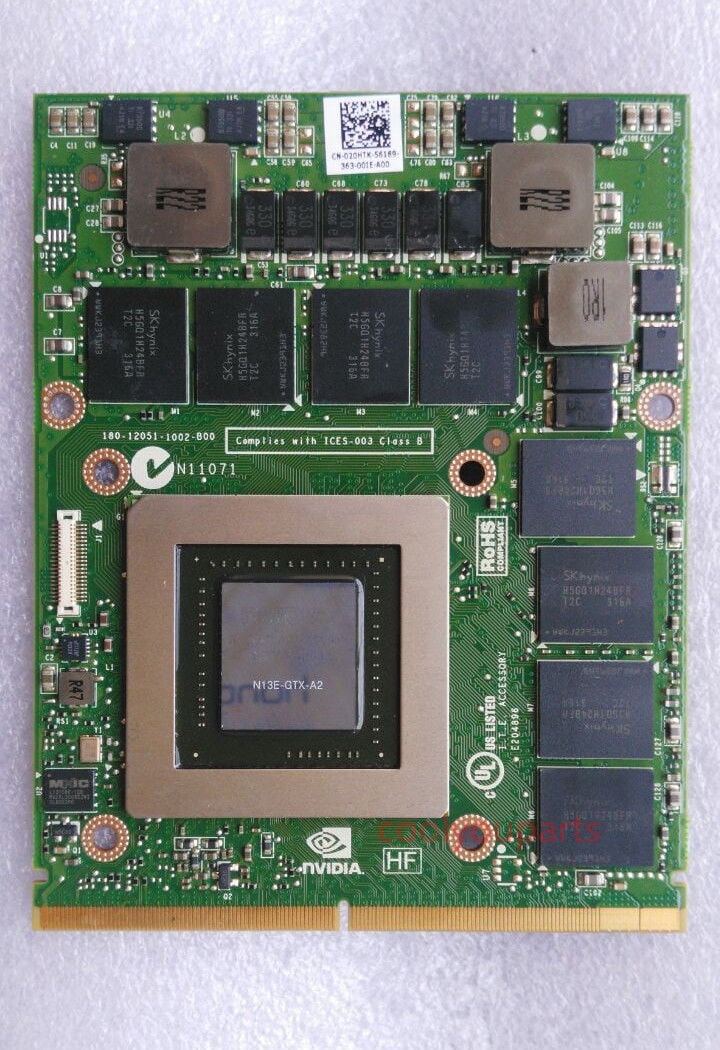 NVIDIA GeForce GTX 680M 2GB Video card N13E-GTX-A2 for DELL Alienware ...