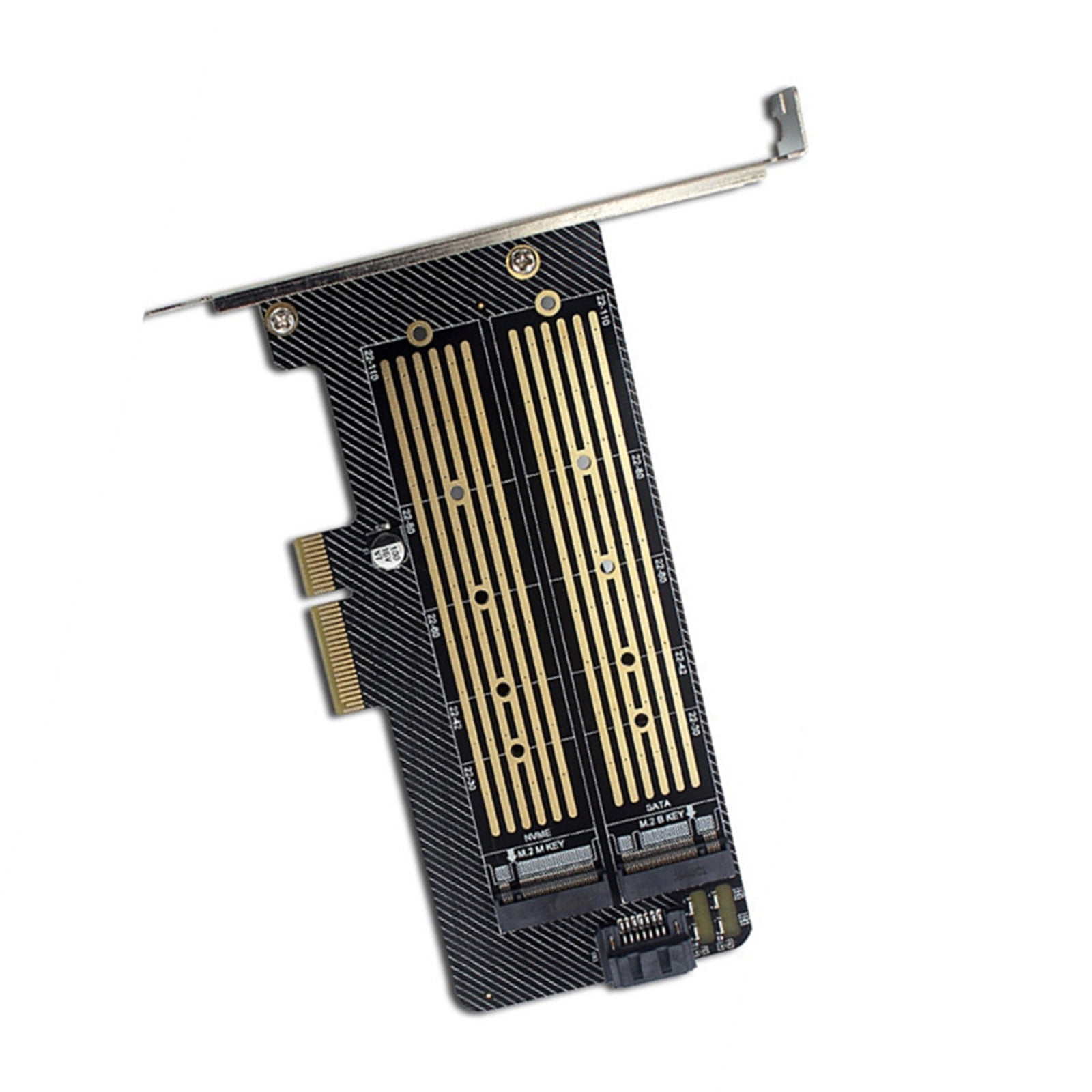 NVME Hard Disk Adapter Double Solid States Disk Expansion Card Supports ...