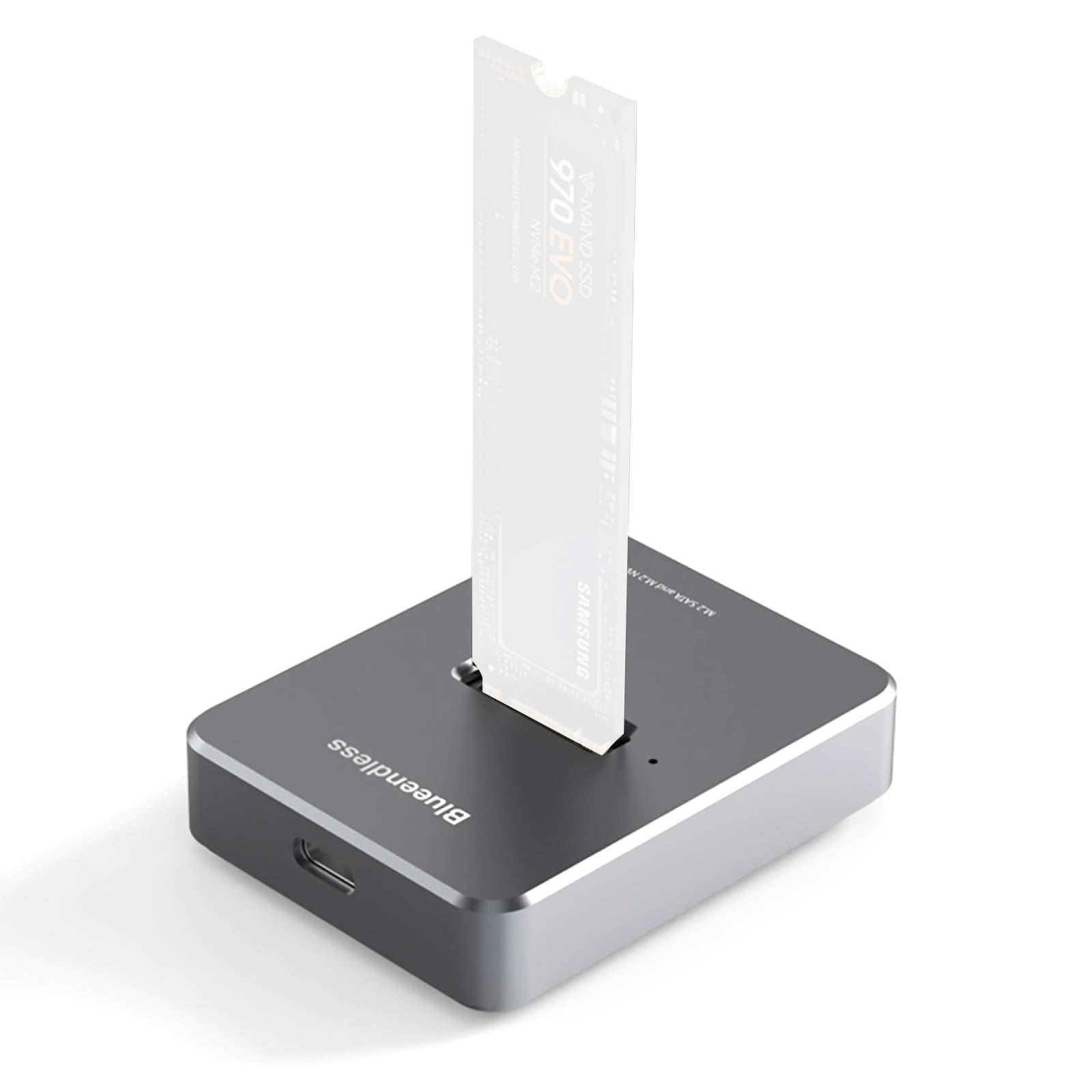 NVME+SATA to USB Docking Station, M.2 SSD to USB Adapter Portable ...