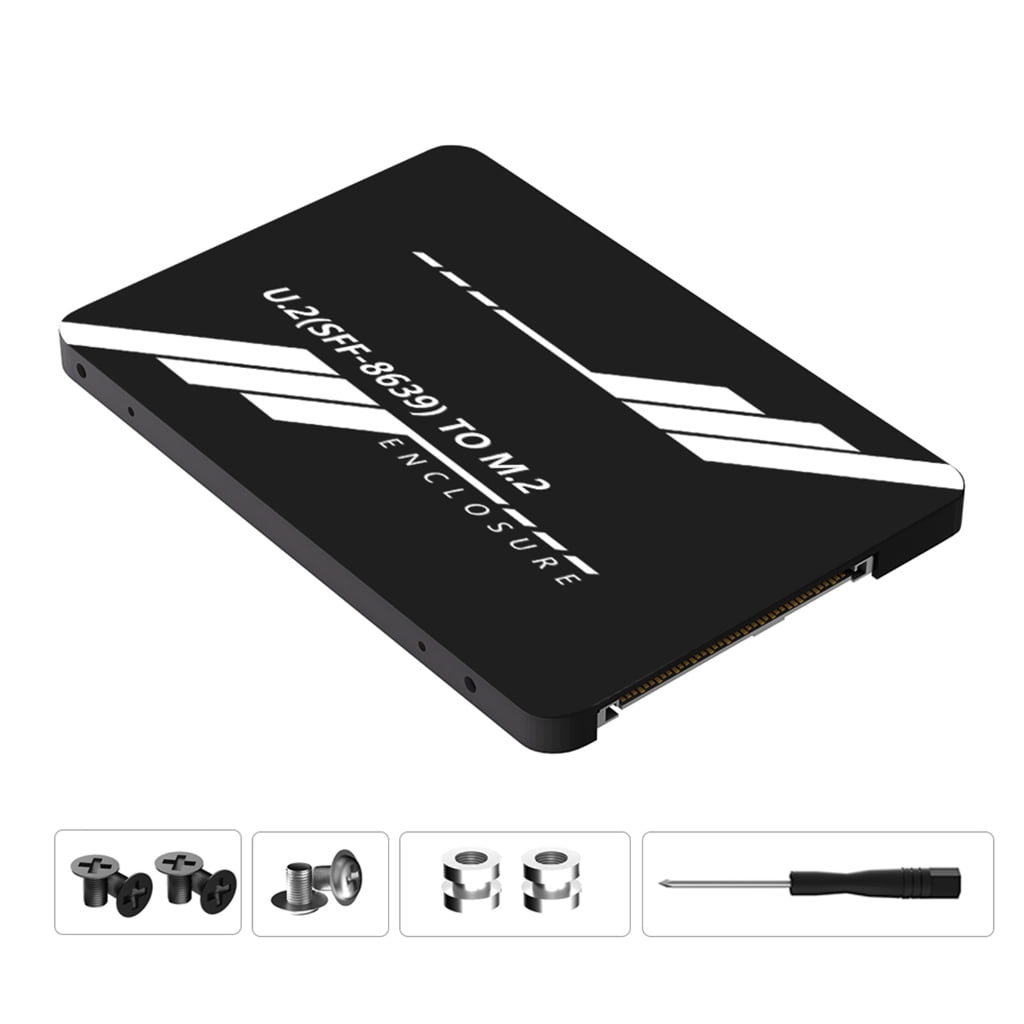 NVME SSD Enclosure to Adapters SFF-8639 to NGFF MKeys PCIe SSD Case Box ...