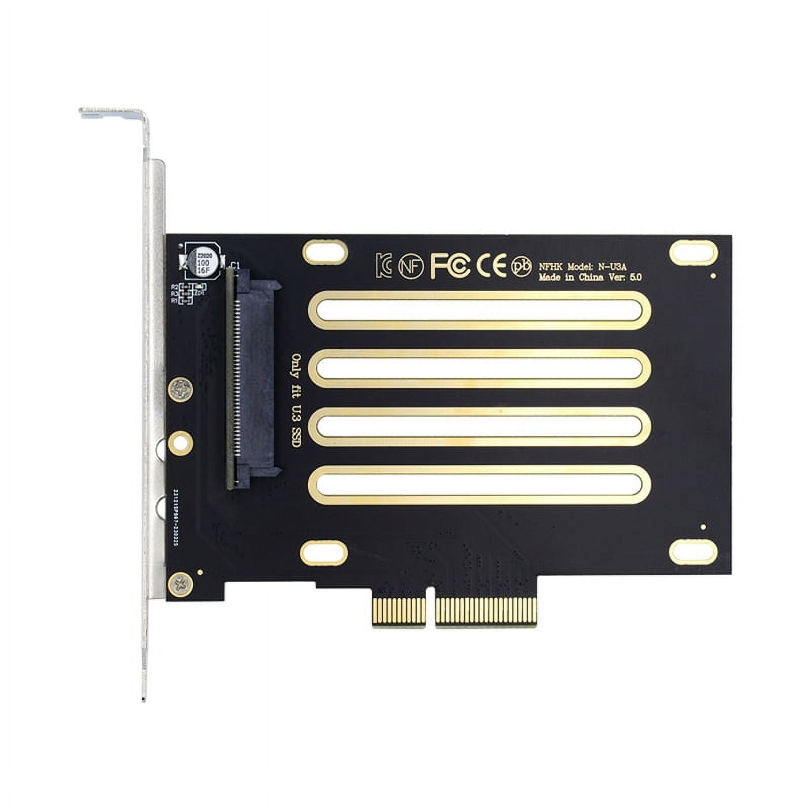 NVMe PCIe SSD U.3 U3 Kit SFF-8639 to PCI-E 4.0 X4 Host Adapter for ...