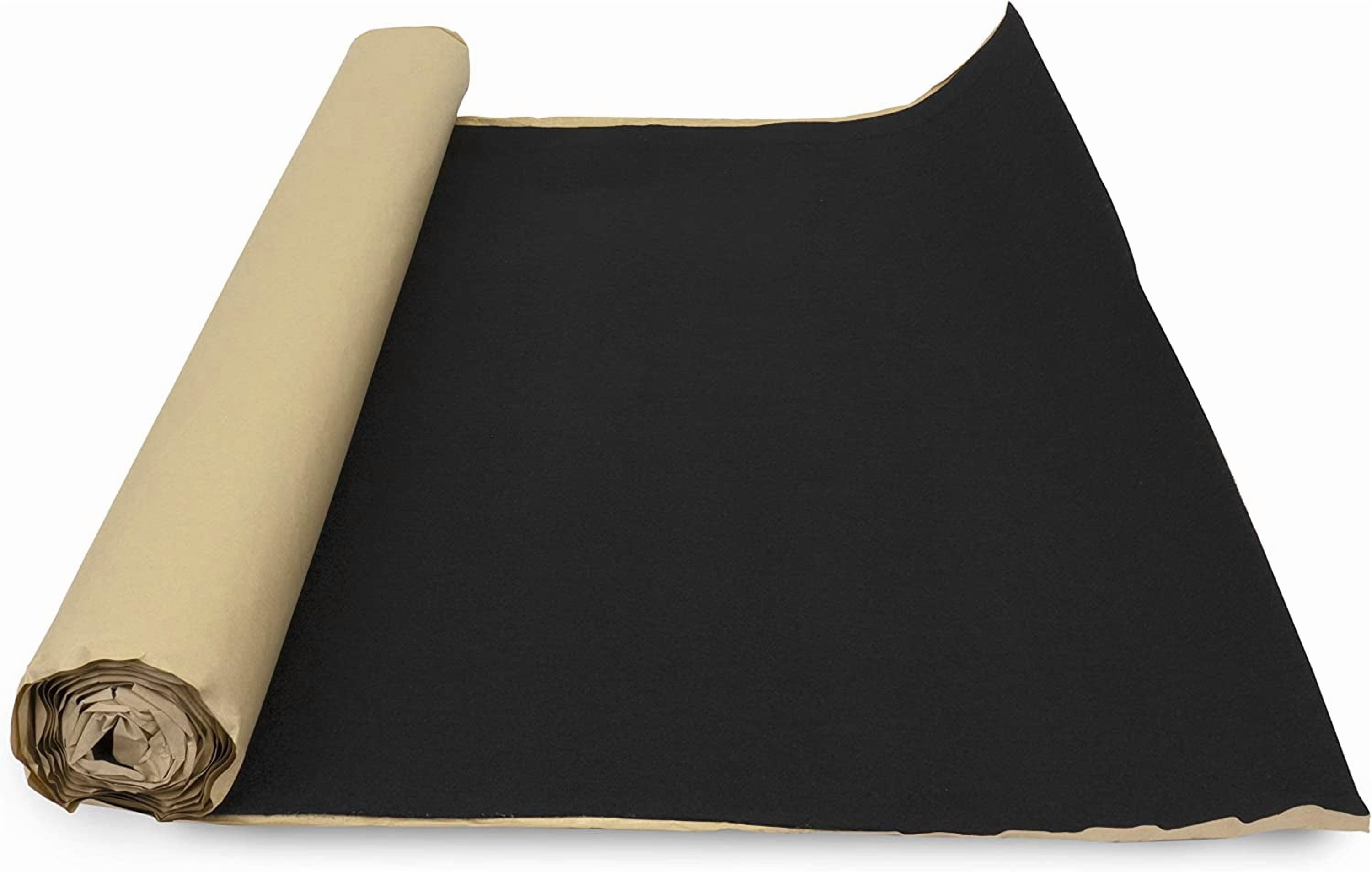 NVX 32 Square Feet Black Subwoofer Box/Trunk Liner Carpet with Adhesive ...