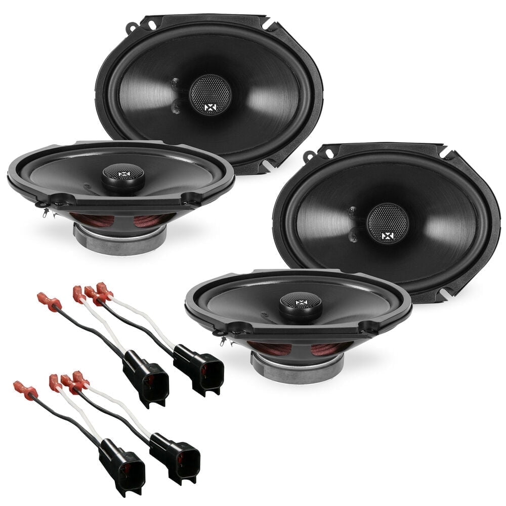 NVX 6" x 8" Coaxial Car Speaker Upgrade Package for 99-2004 Ford F-250 ...