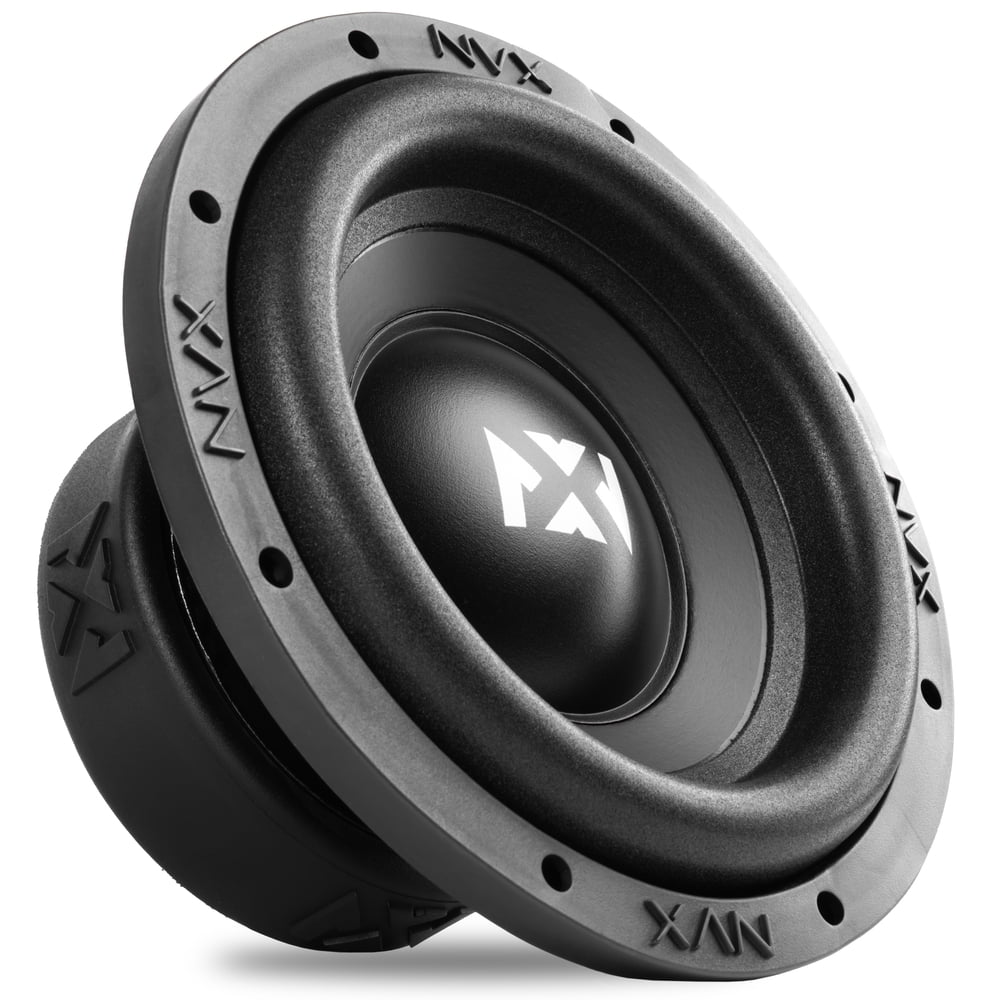 NVX ESW84 400W Peak (200W RMS) E-Series 8" Single 4-Ohm Car Subwoofer ...