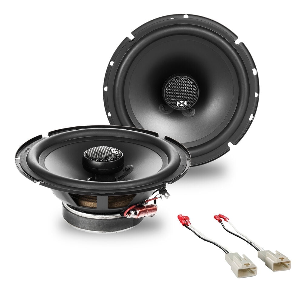 NVX Front and Rear 6.5" Coaxial Car Speakers Replacement Pack for 2003 ...