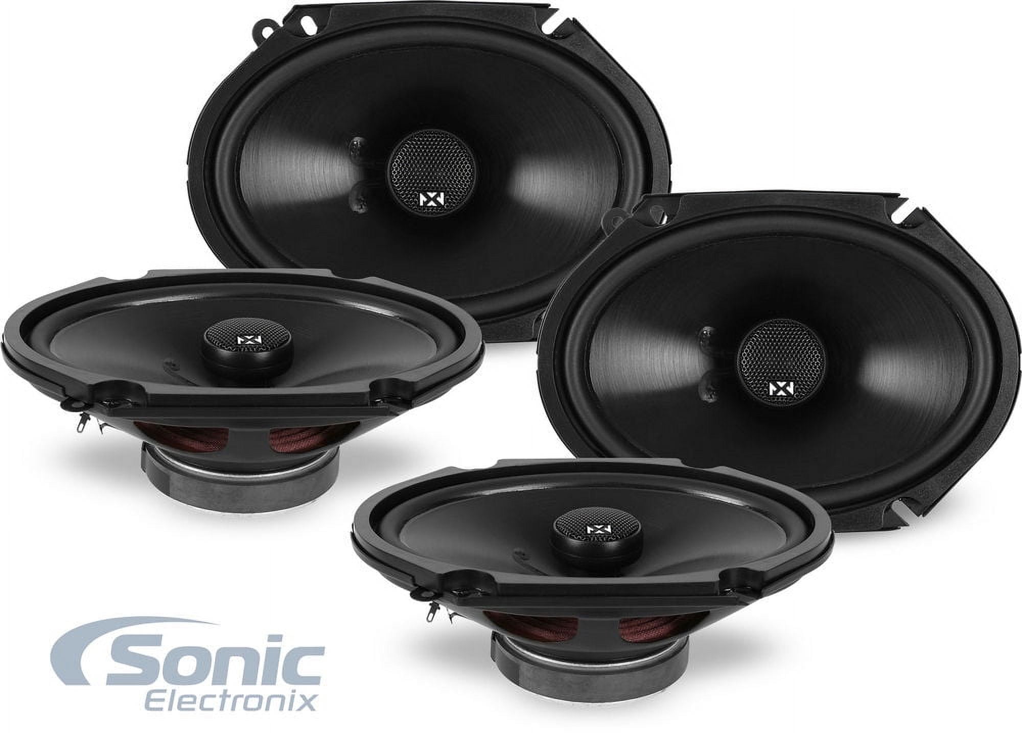 NVX NSP68 6" x 8" 2-Way Coaxial Car Speaker Package 2 Pairs 4 Speakers ...