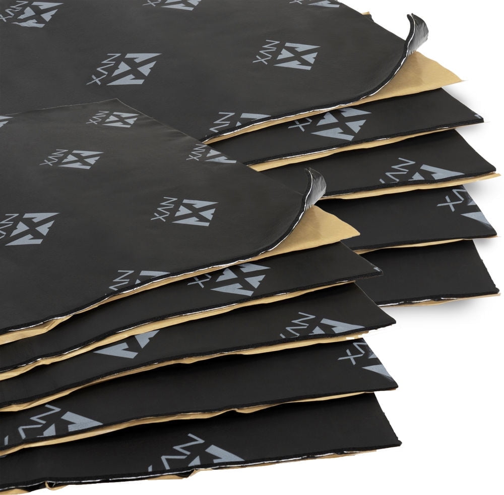 NVX SDRF40 Tri-Layer Sound Damping Adhesive Black Foam Rubber Ten ...