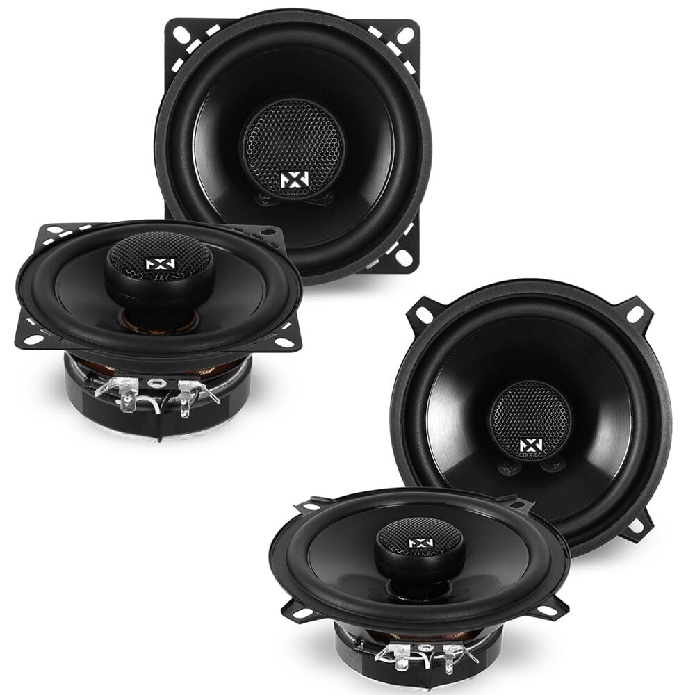 NVX Speaker Replacement Package for 2002-2011 Hyundai Accent 4" and 5.25" 2-Way Coaxial Car ...