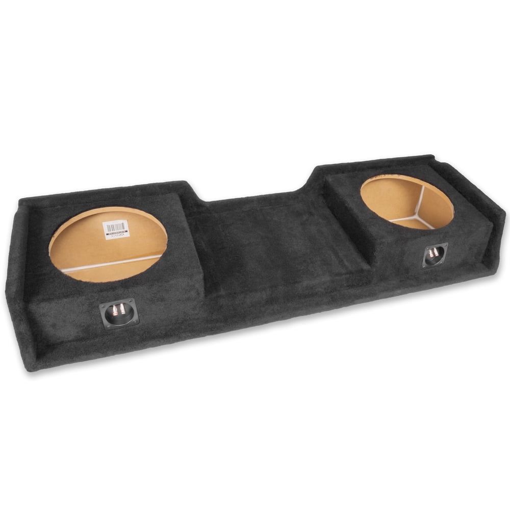 NVX VE-GM-SLVECG1-D12S Dual 12" Sealed Subwoofer Enclosure for 99-06 ...