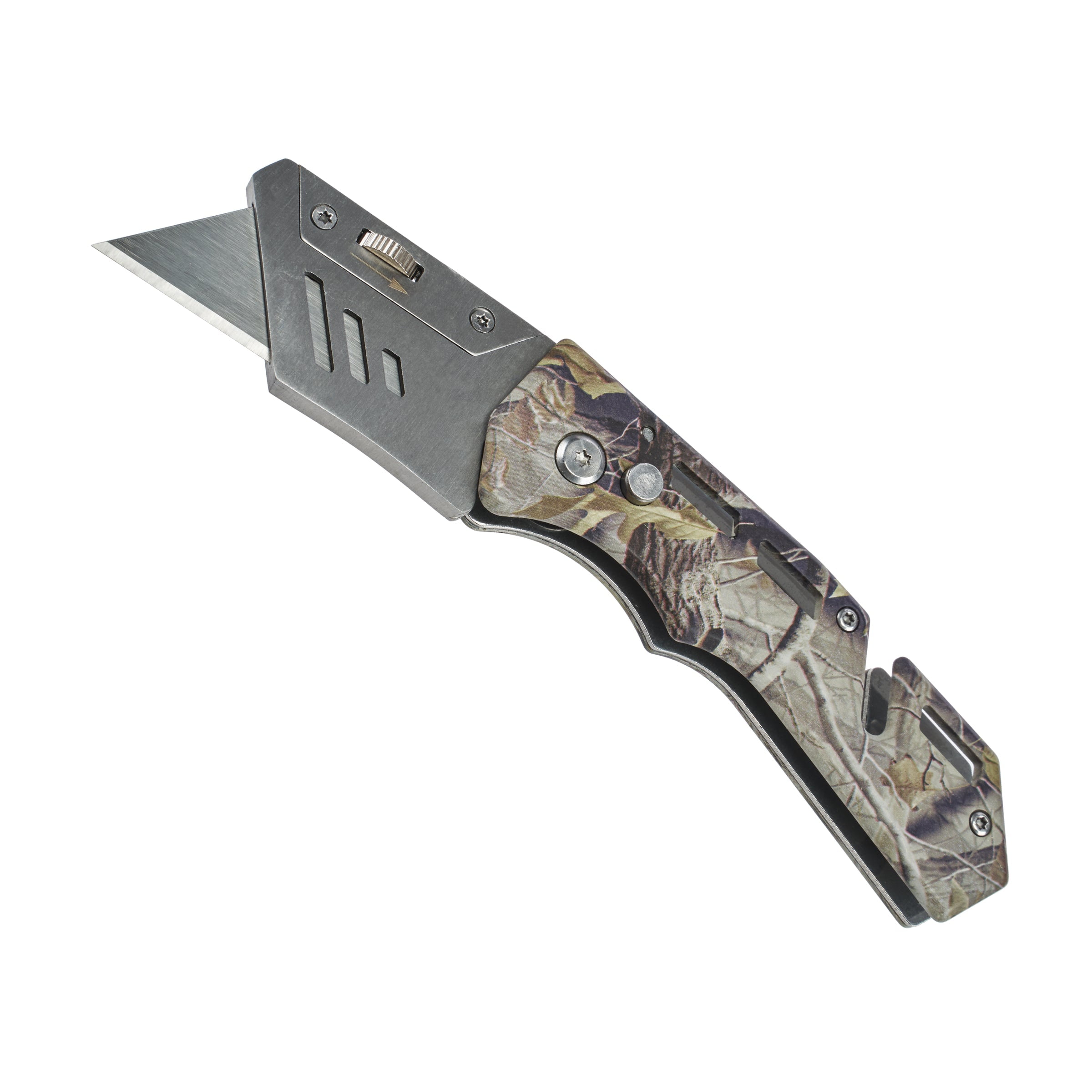 NVX VKN2GC Folding Pocket Utility Knife Quick-Change Camo Box Cutter ...