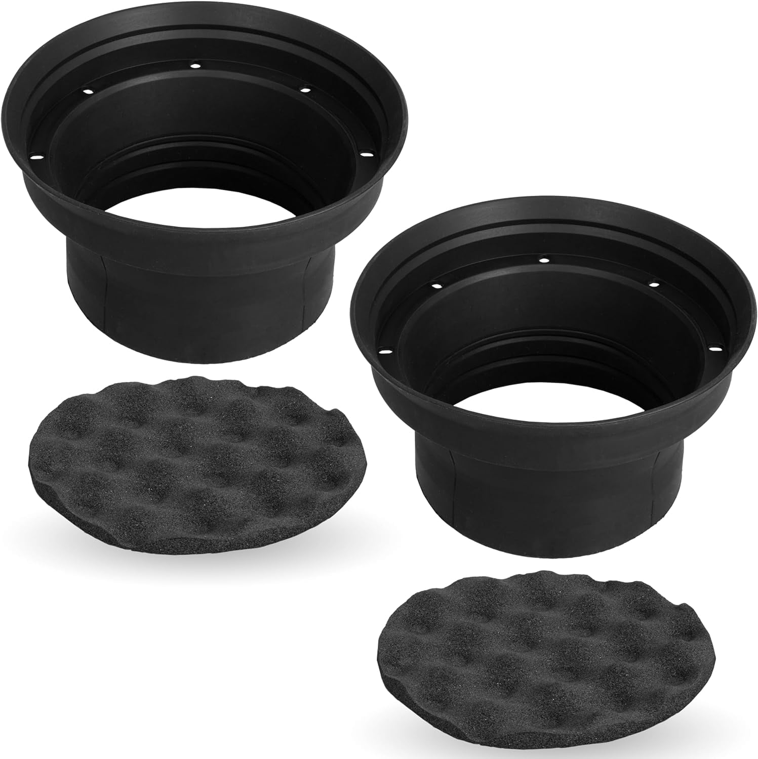 NVX XBAF8 Front Audio, Foldable Silicone Speaker Baffle Kit for 8 ...
