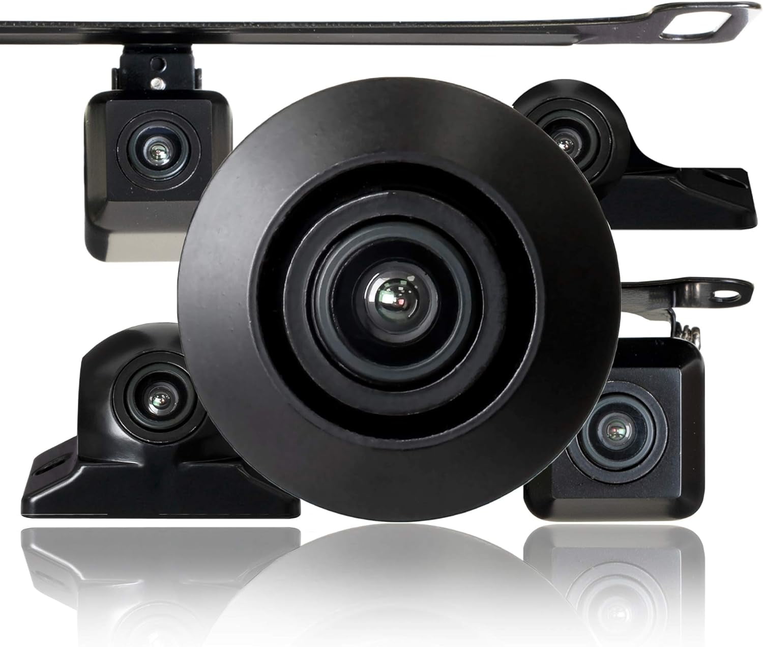 NVX XC5N1 5-in-1 Universal Rearview Backup Camera with Five Mounting ...