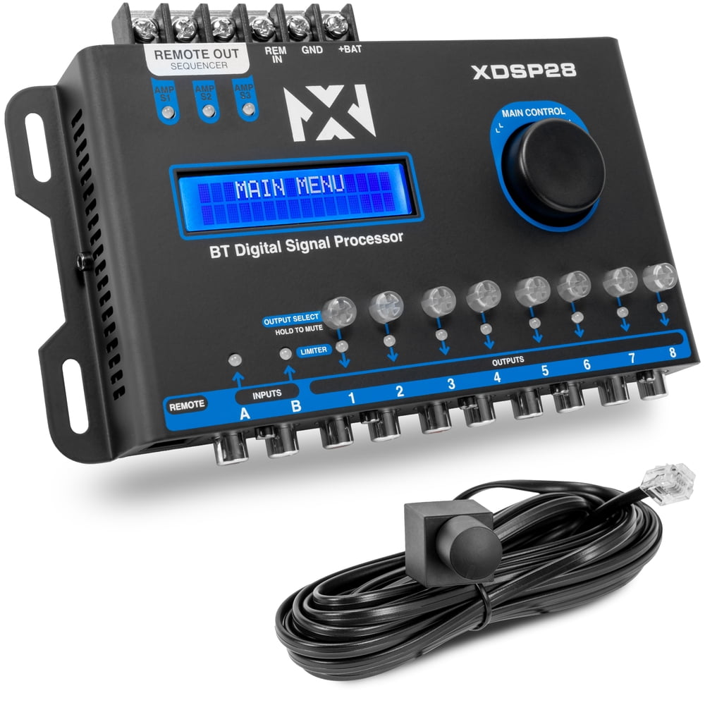 NVX XDSP28 8-Channel 15 Band Parametric EQ Digital Signal Processor ...